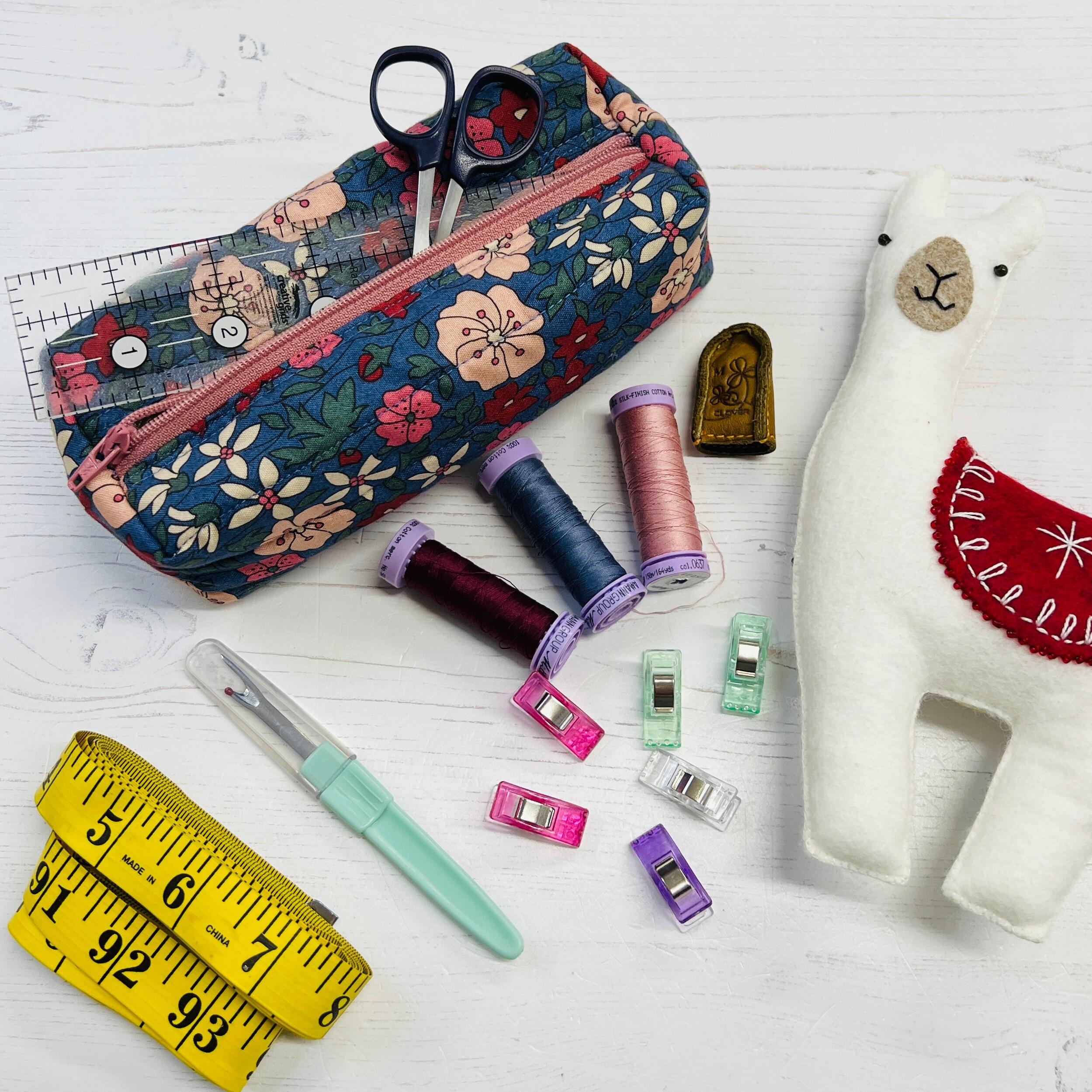 Day 7 Stitchmas - Liberty Mini Zipped Boxy Bag