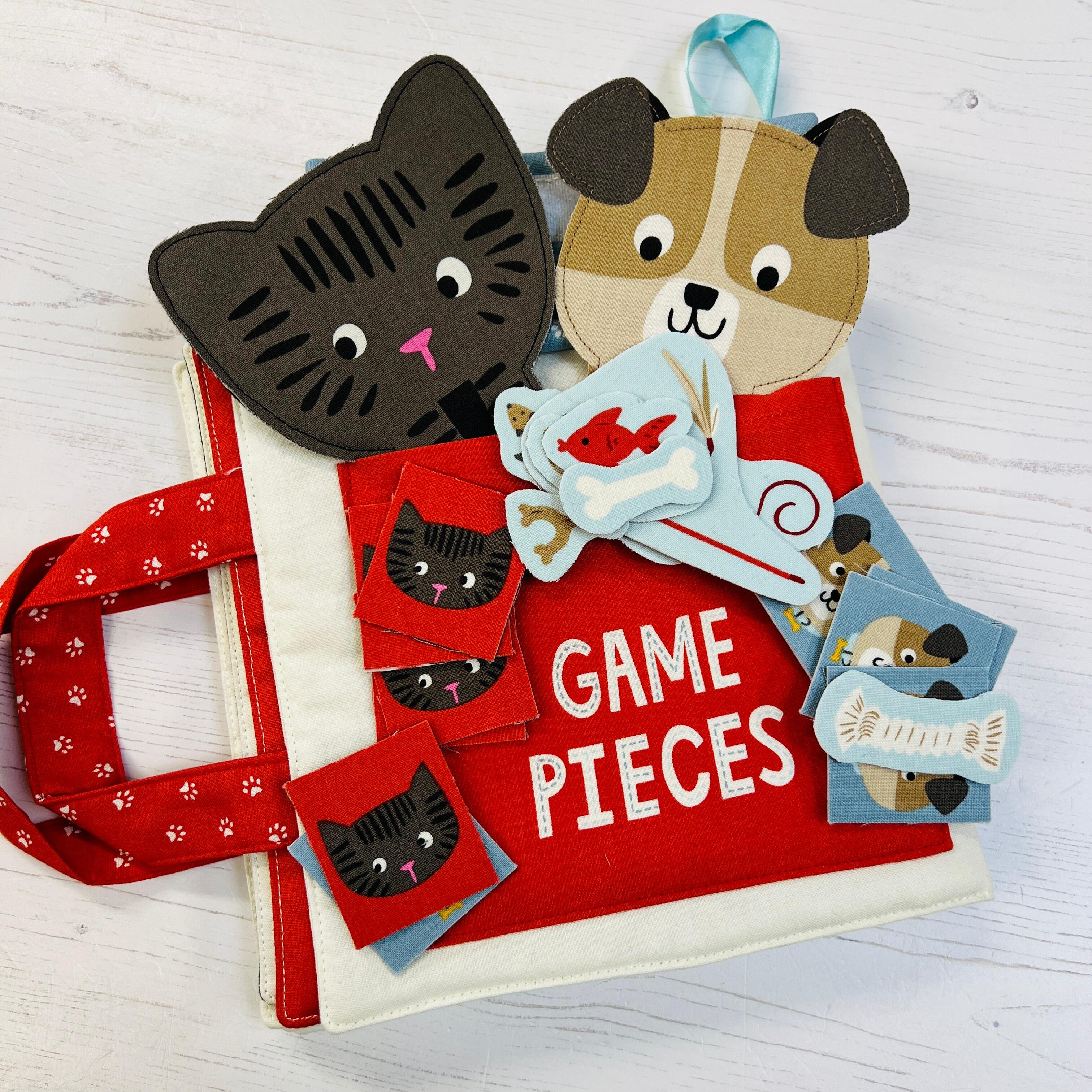Dog Daze -Cat and Dog Activity Book Panel 20847 11 Panel 60" x 36"