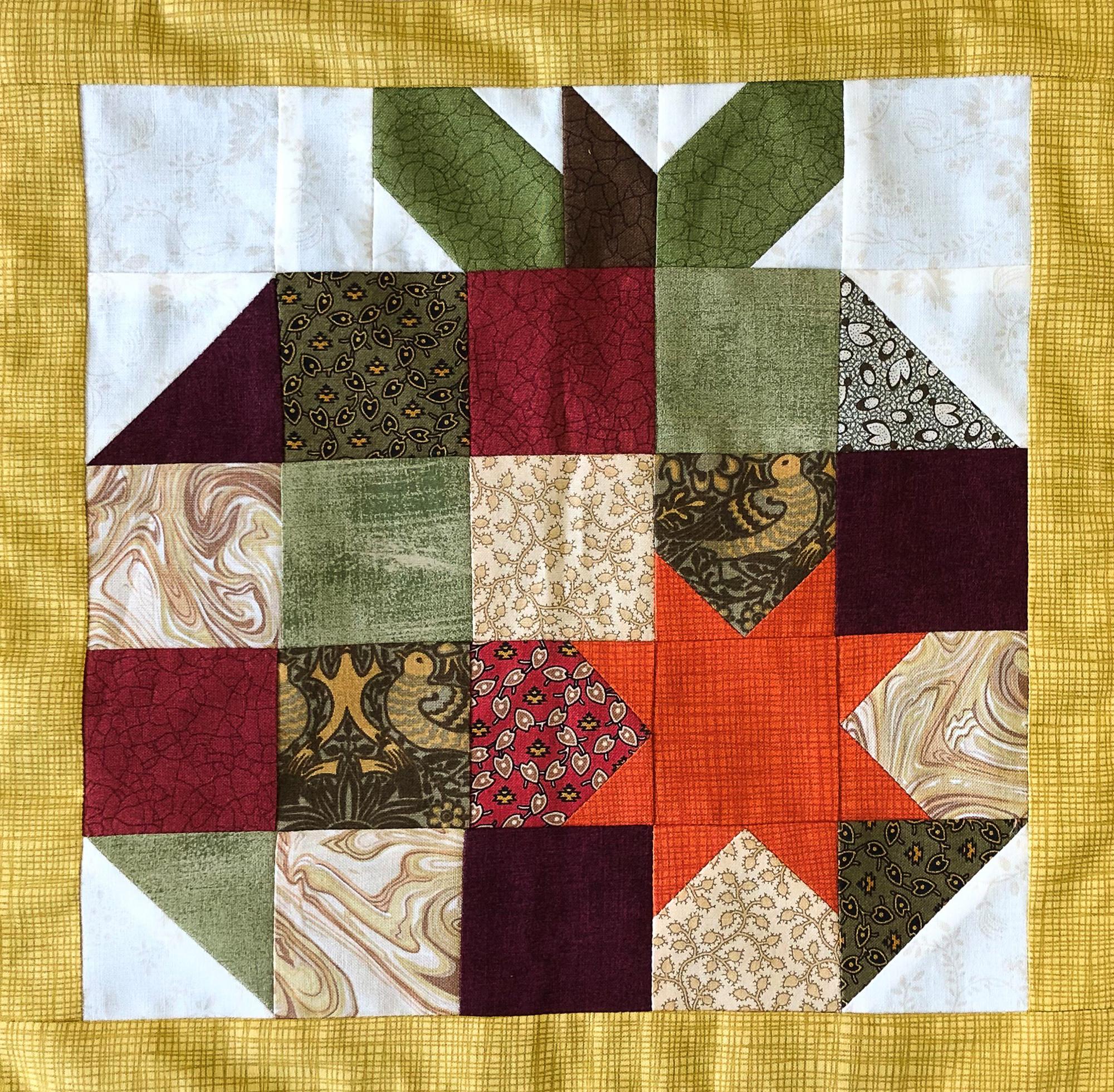 Autumn Woodland Walk - HAND PIECED (using English Paper Piecing technique)