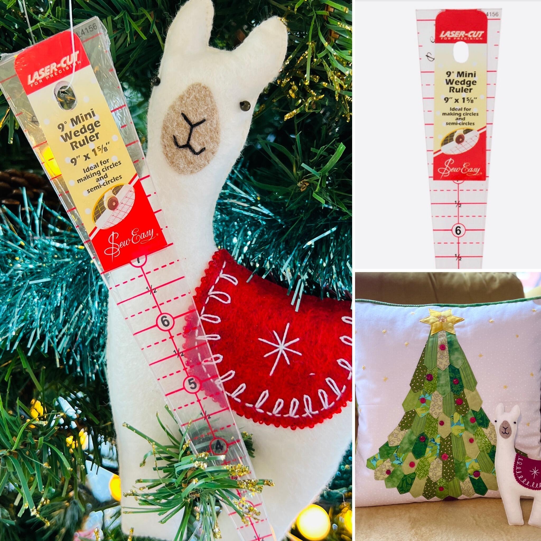 Day 5 Stitchmas - Patchwork Mini Wedge Ruler 9 Degree