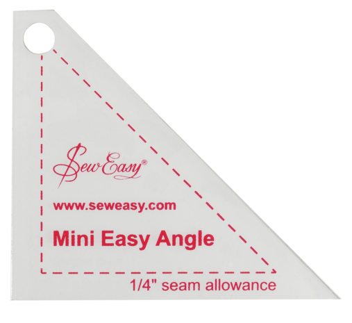 Mini Easy Angle Template with 1/4" Seam Allowance