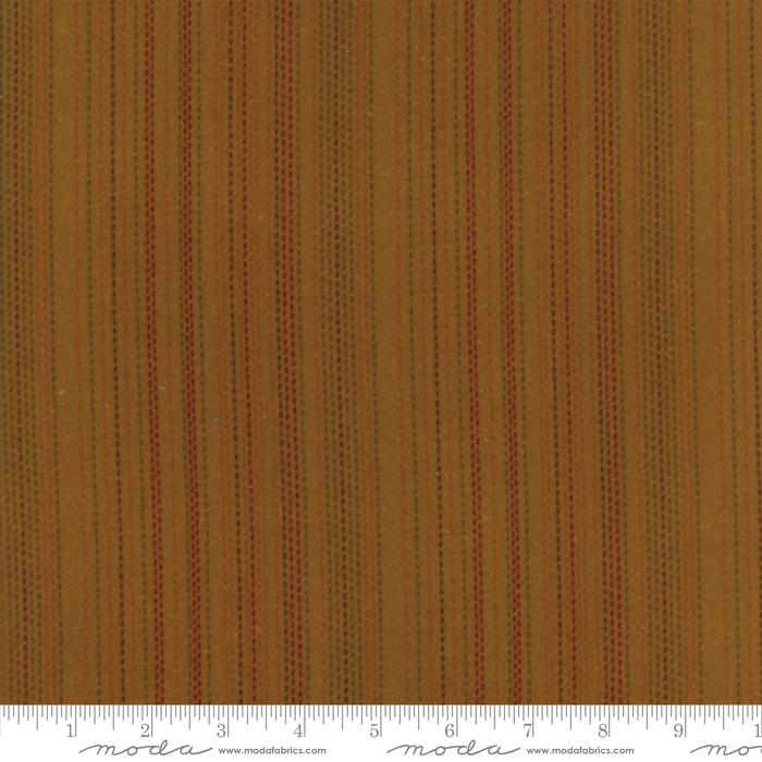 Wool and Needle Flannel V Straw Multi Stripe 1224 19F