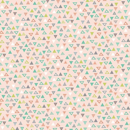 Baby Safari - Triangles Pink - 2444/P
