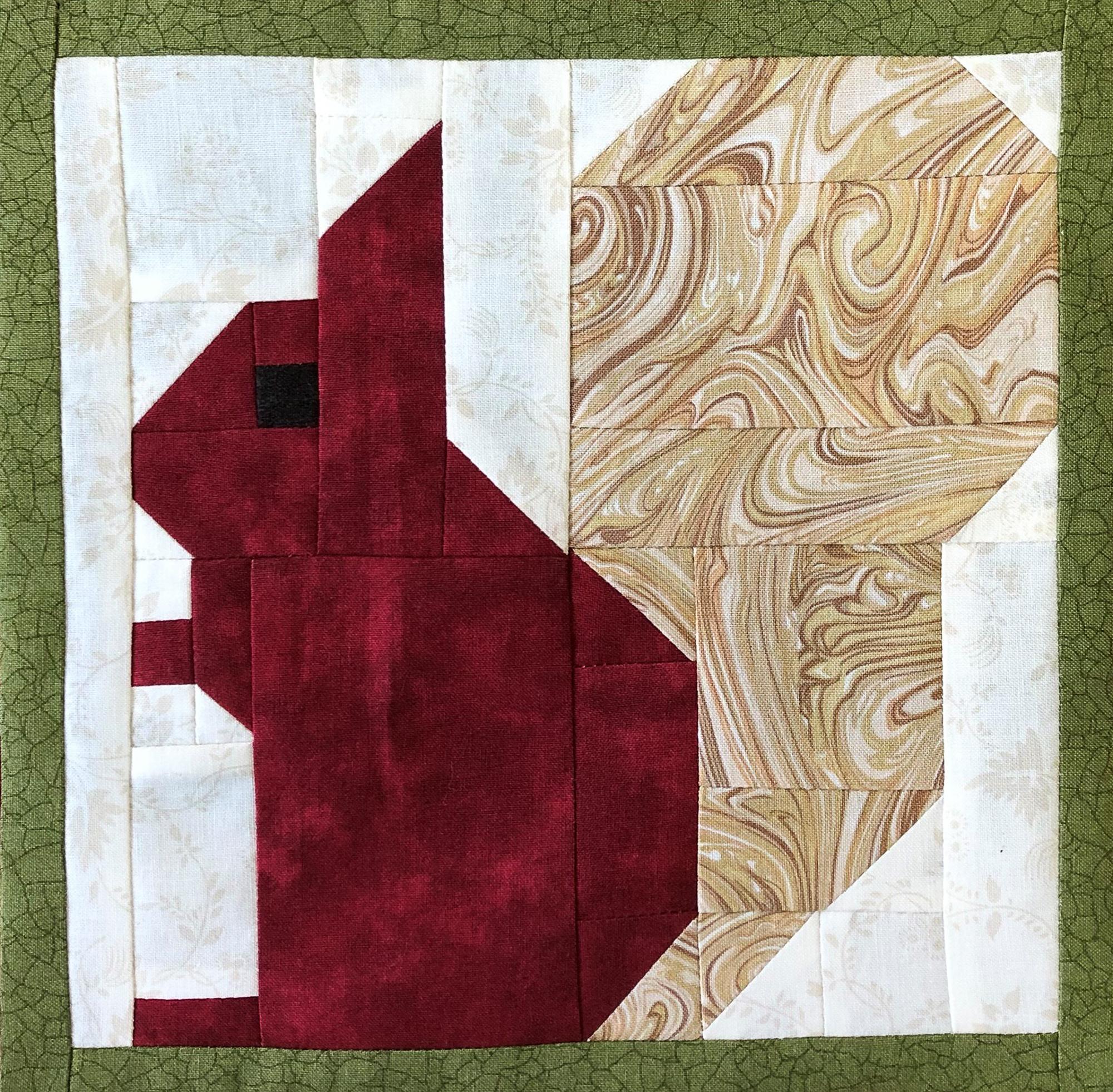 Autumn Woodland Walk - HAND PIECED (using English Paper Piecing technique)