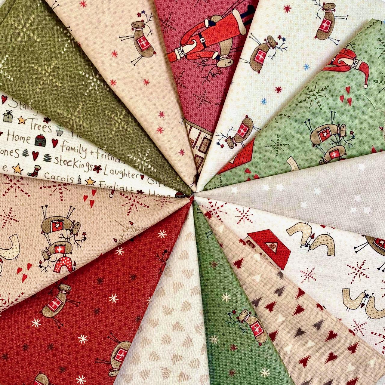 Scandinavian Christmas Fat Quarter Bundle