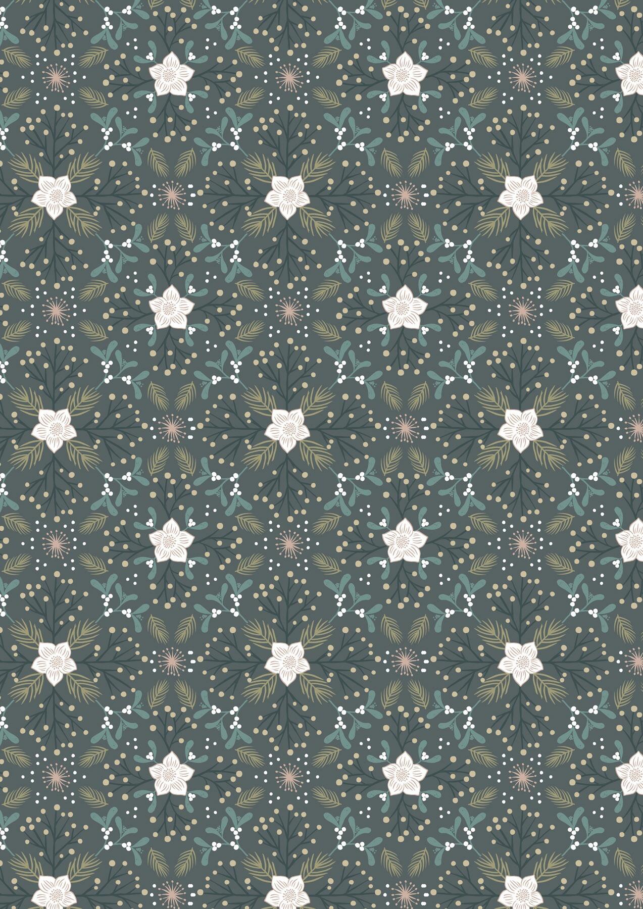 Winter In Bluebell Wood Flannel