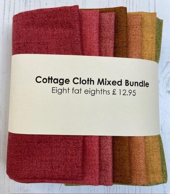Cottage Cloth II - Mixed Fat Eighths Bundle
