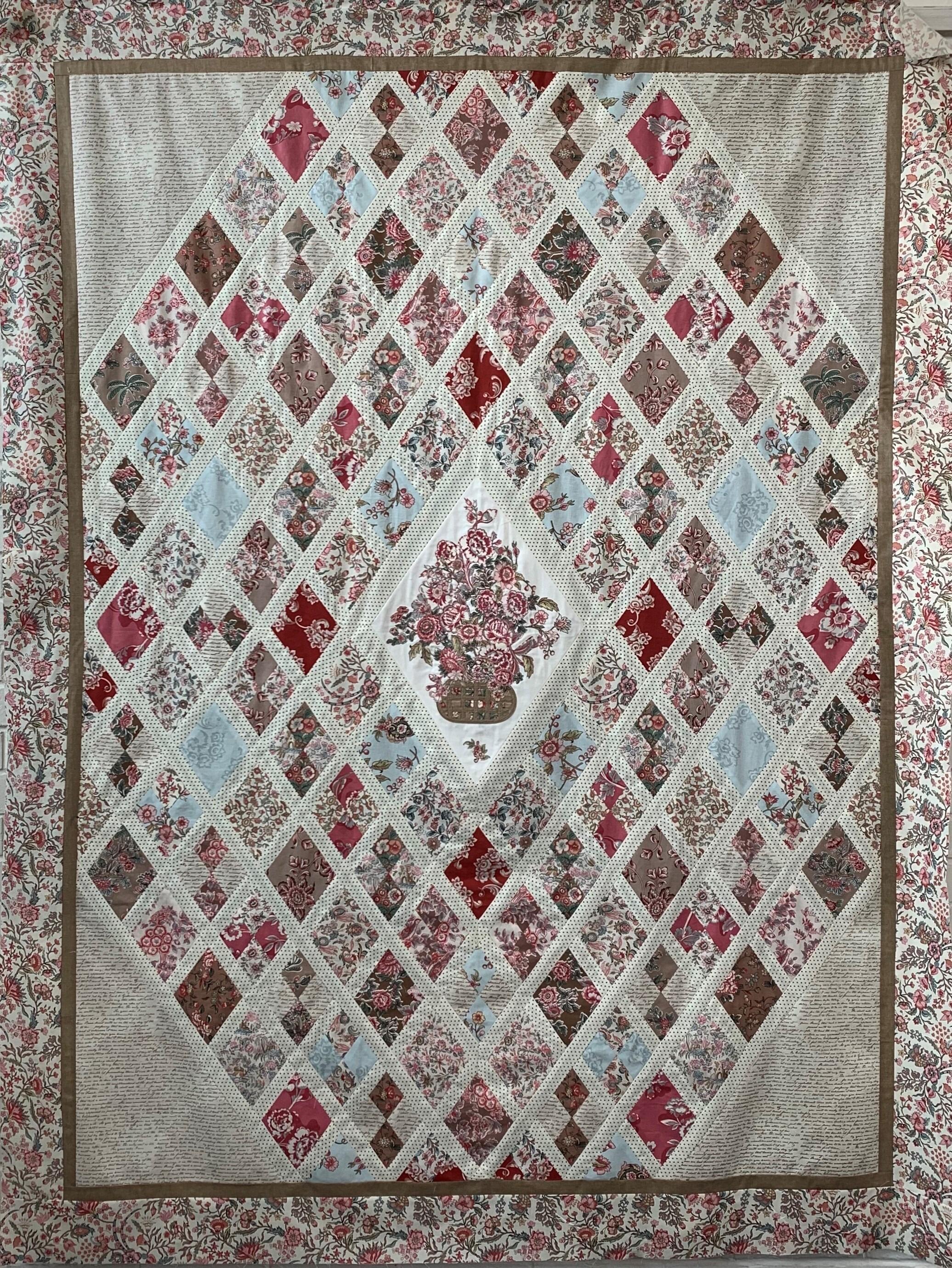 Jane Austen at Home Quilt Kit (hand piecing using EPP method)