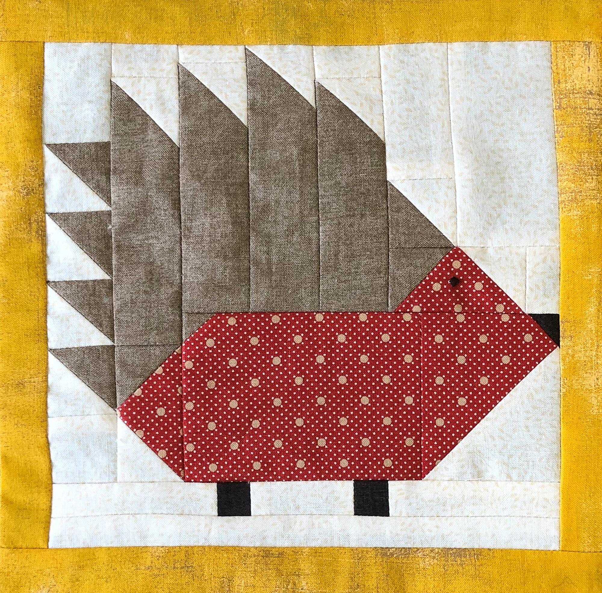 Autumn Woodland Walk - HAND PIECED (using English Paper Piecing technique)