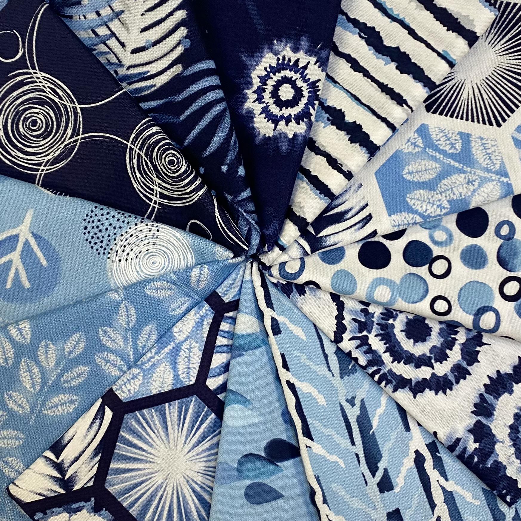 Indigo Elements Fat Quarter Bundle