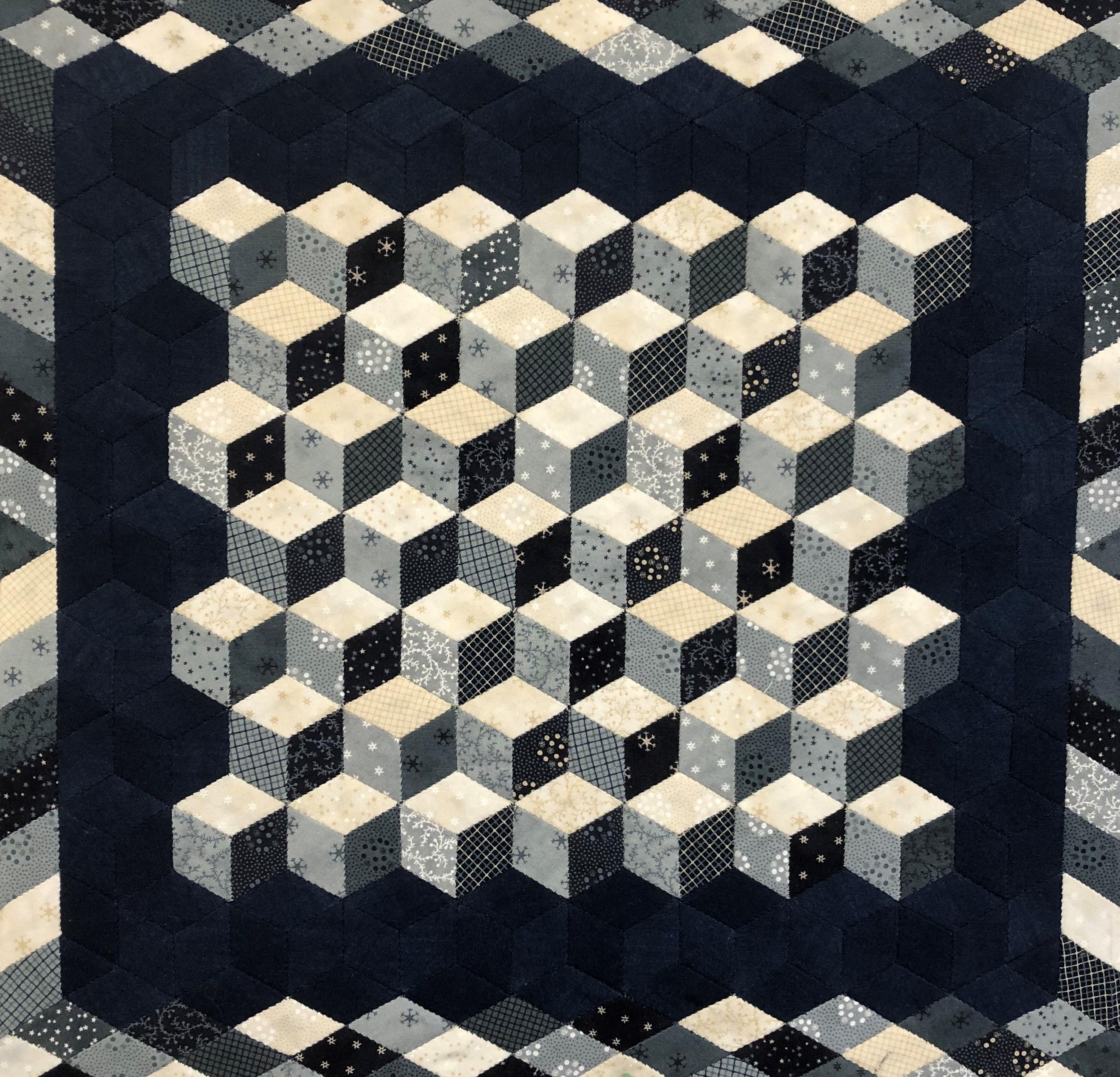 Mini Treasures by Hand : Tumbling Blocks - Crystal Lane