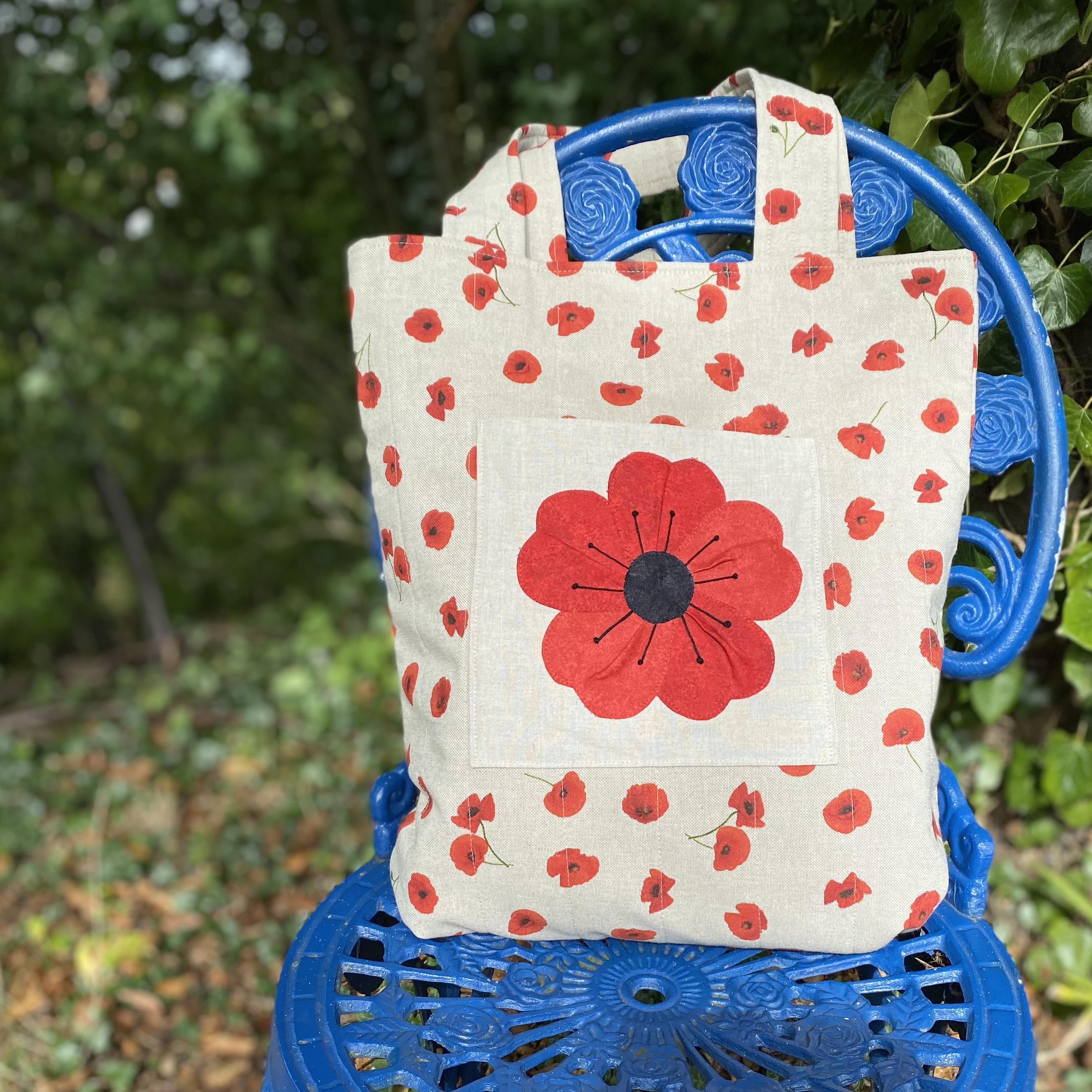 Quilted Poppy Bag