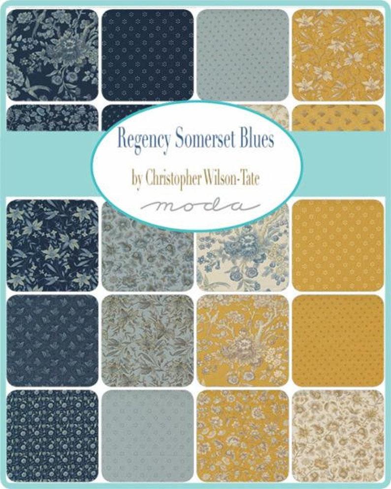 Mini Treasures by Hand : Storm At Sea - Regency Somerset Blues