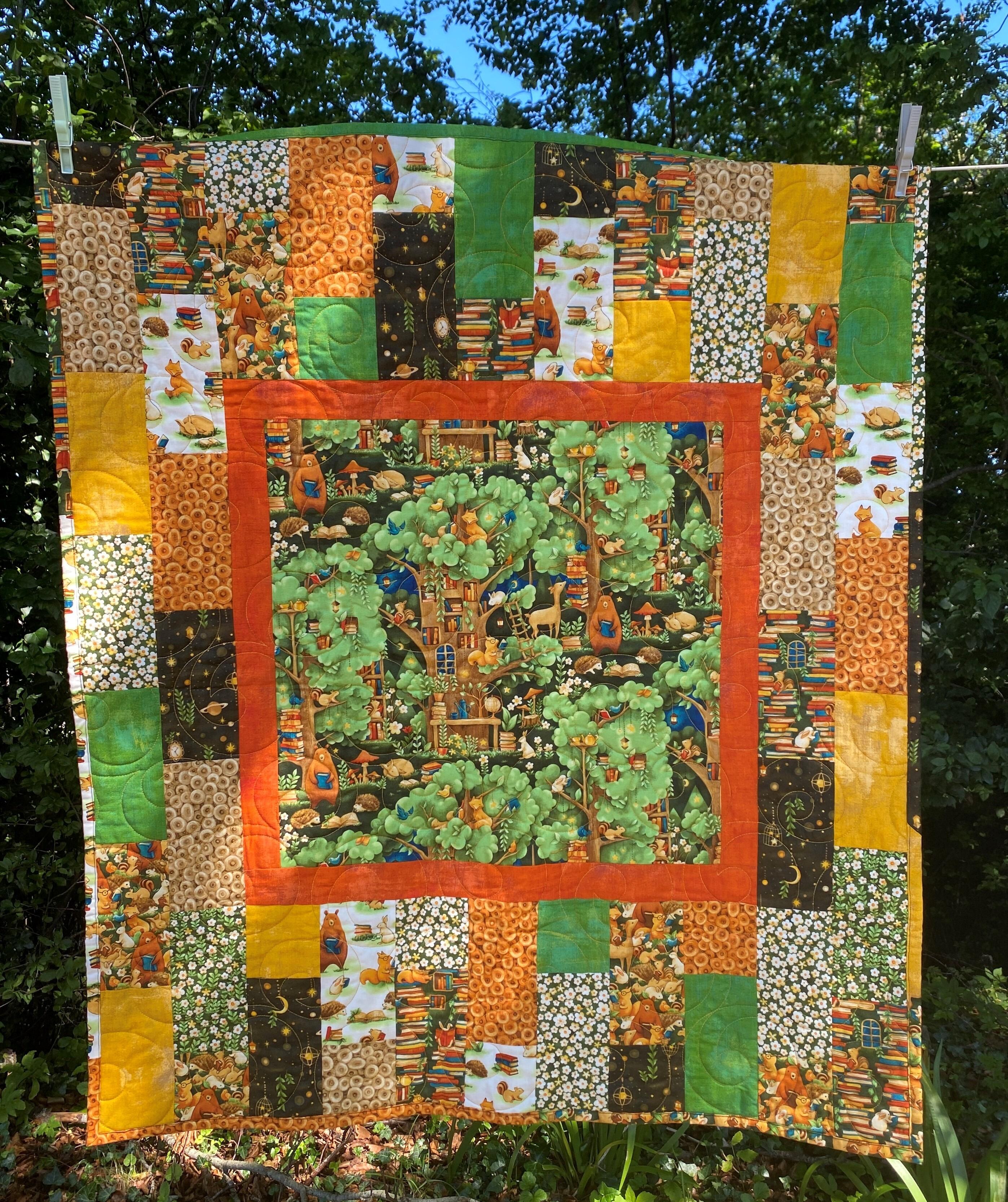 Ready Made Forest Fables Quilt