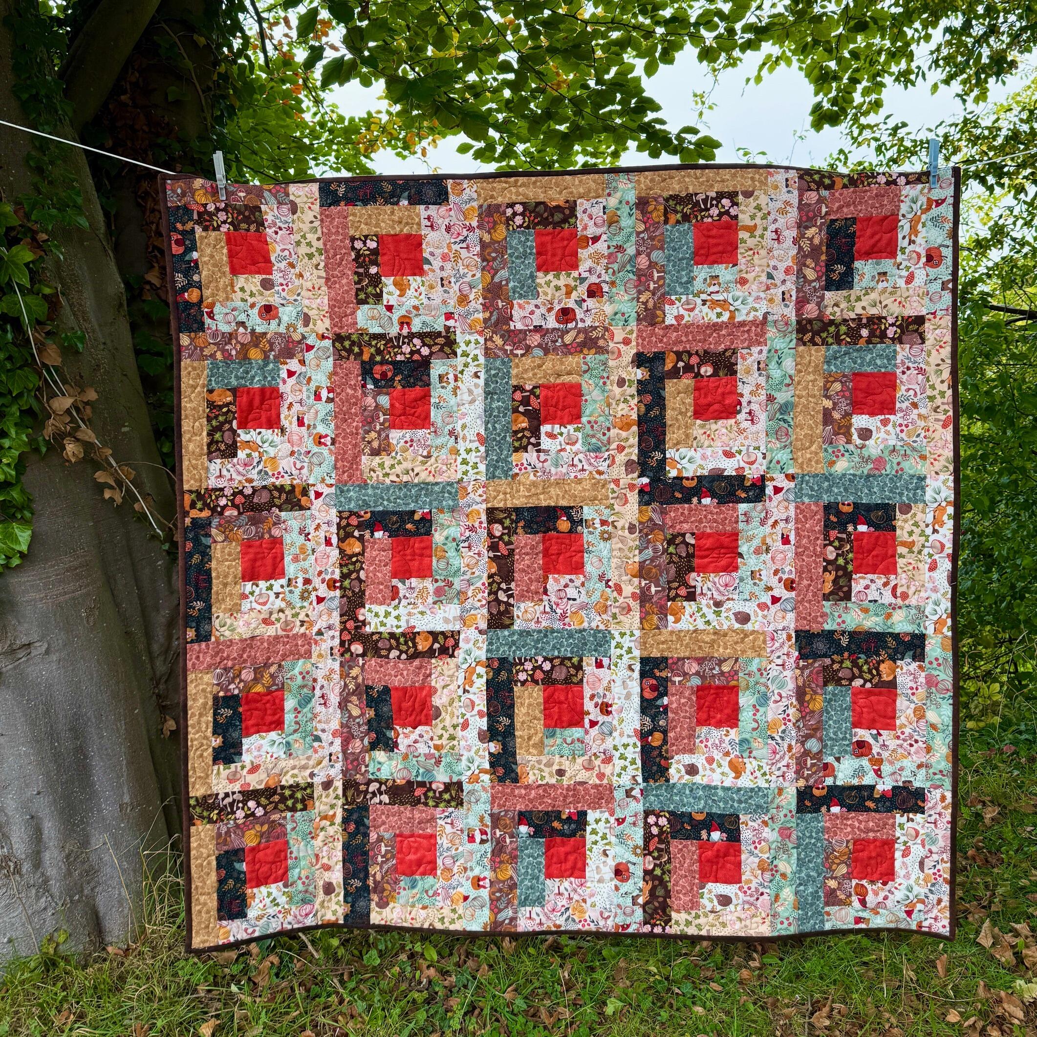 Snuggle Up Season Flannel Quilt Kit