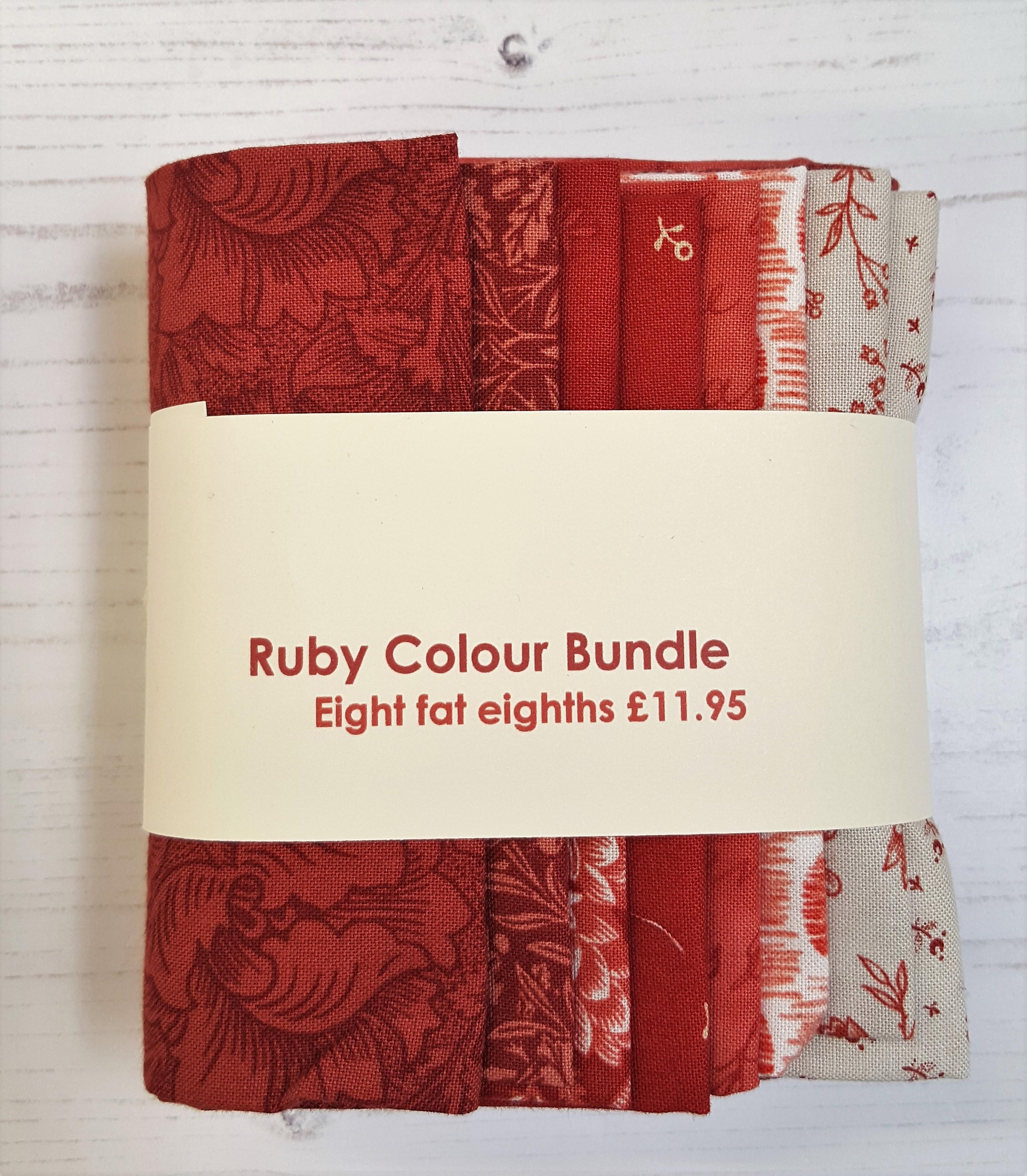 Ruby Fat Eighth Colour Bundle