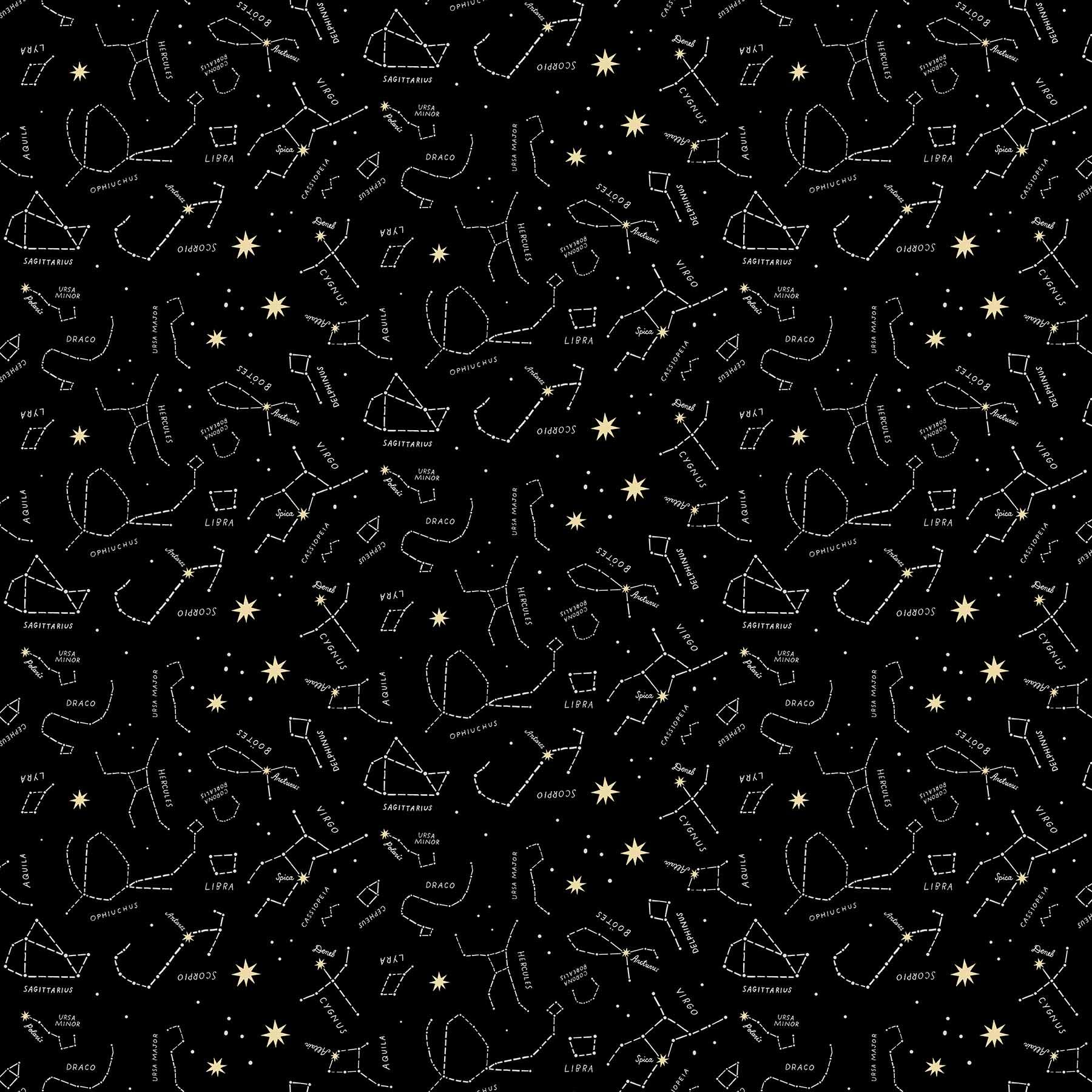 Celestial Black Constellations 1100 158