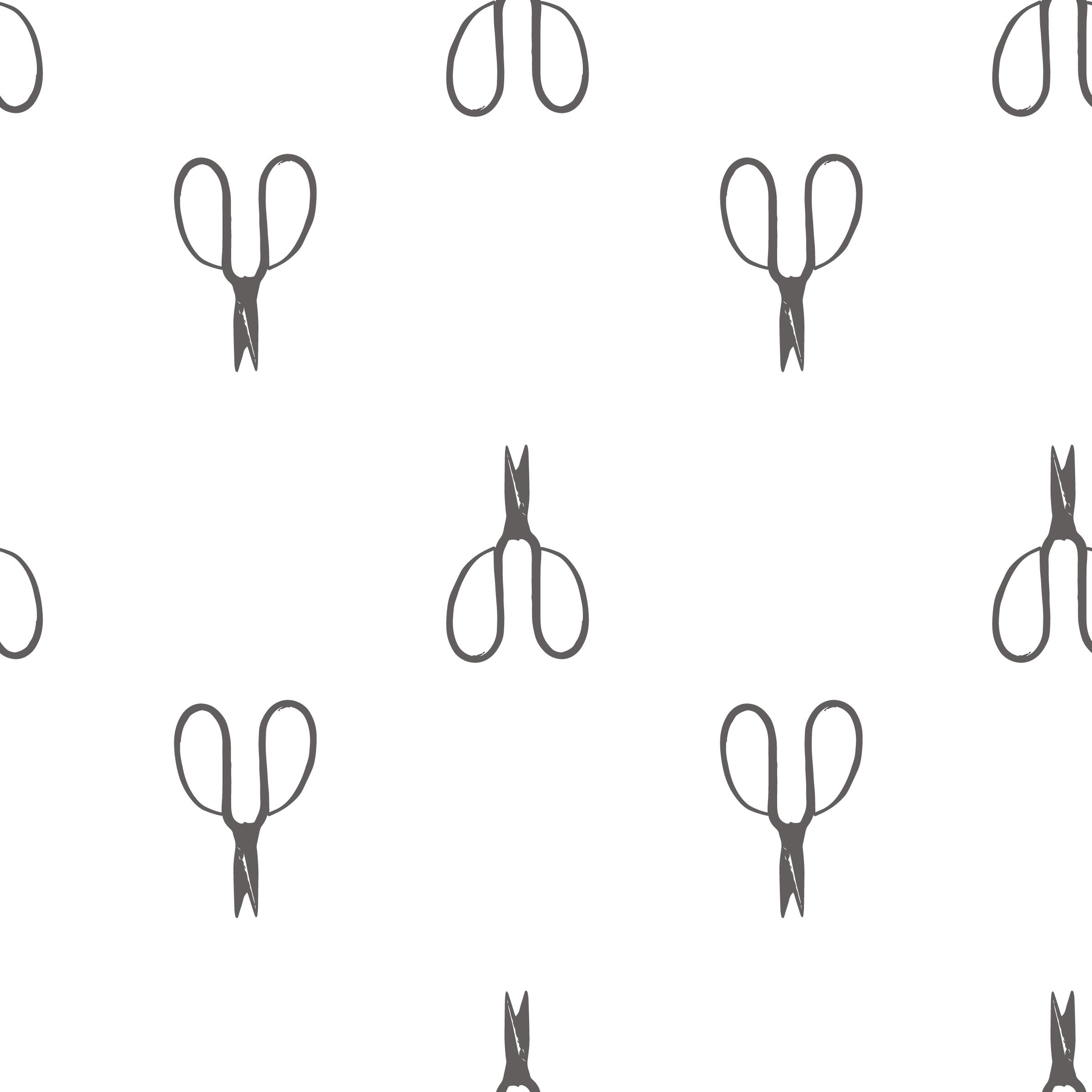 Shades of Grey Vintage Scissors 18501-WH