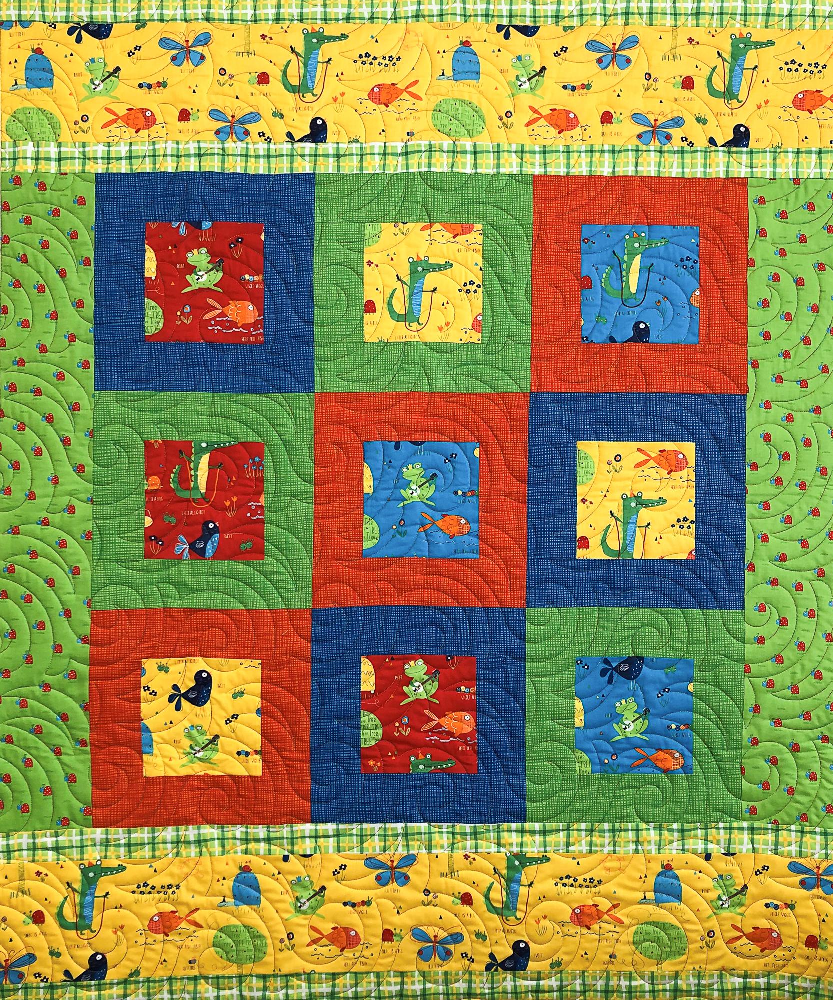 Later Alligator Panel Quilt Kit