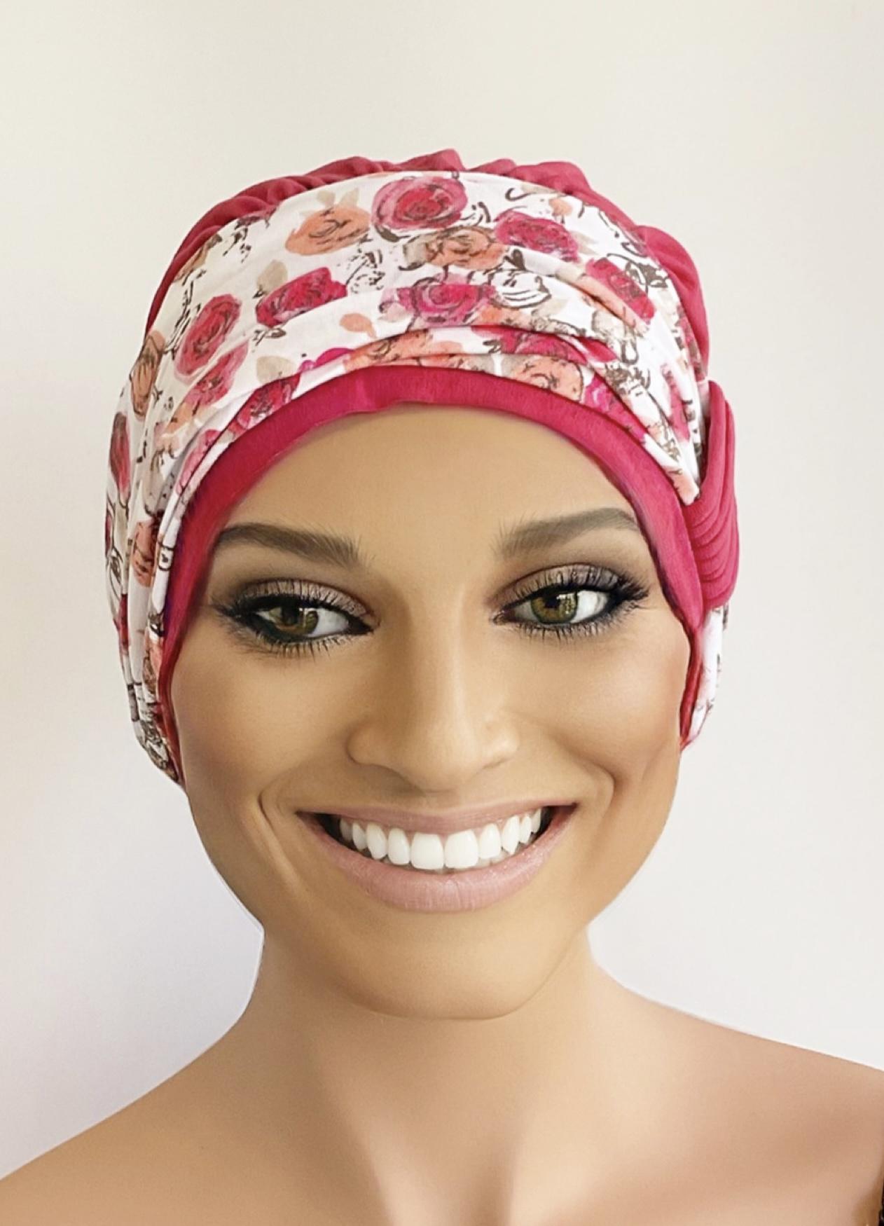 Paula side detail hat red