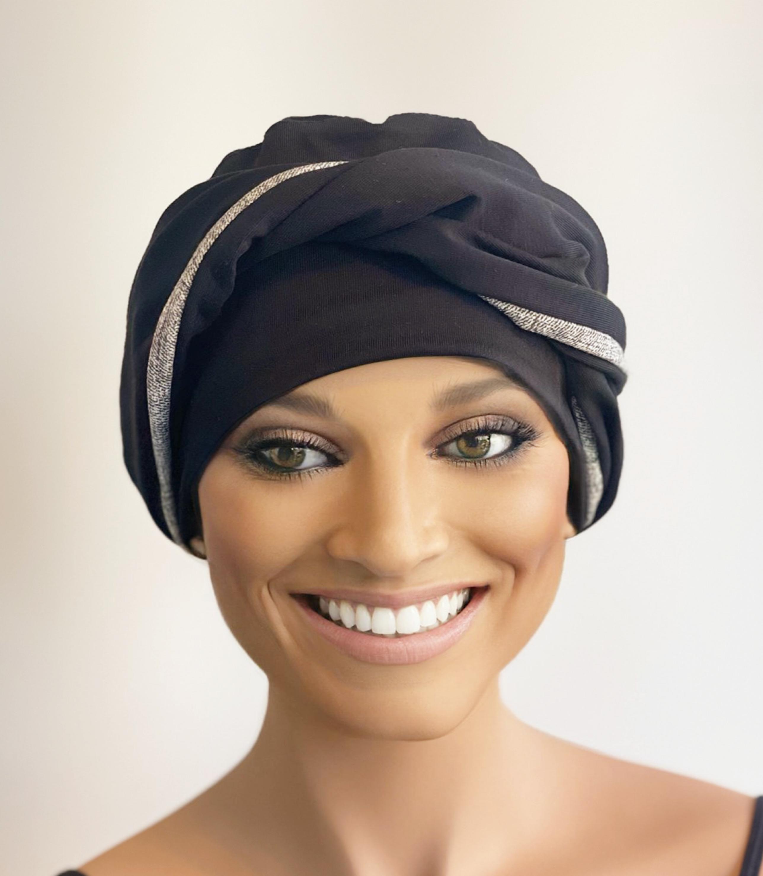 Rachel Twist hat black