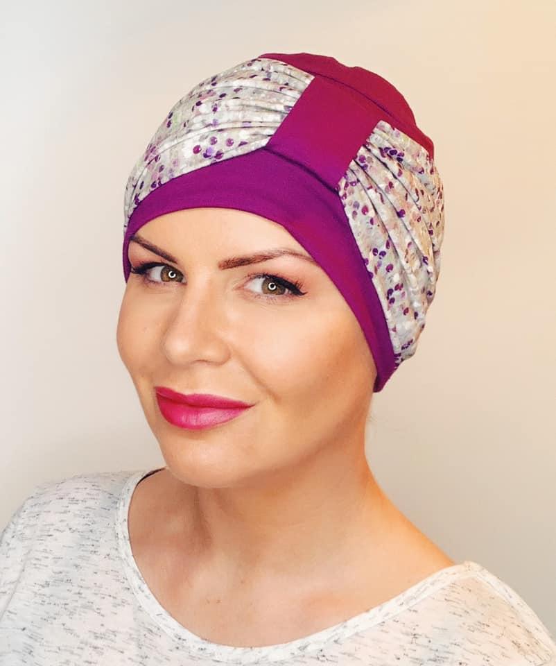 Bamboo Voluminous Hat Plum