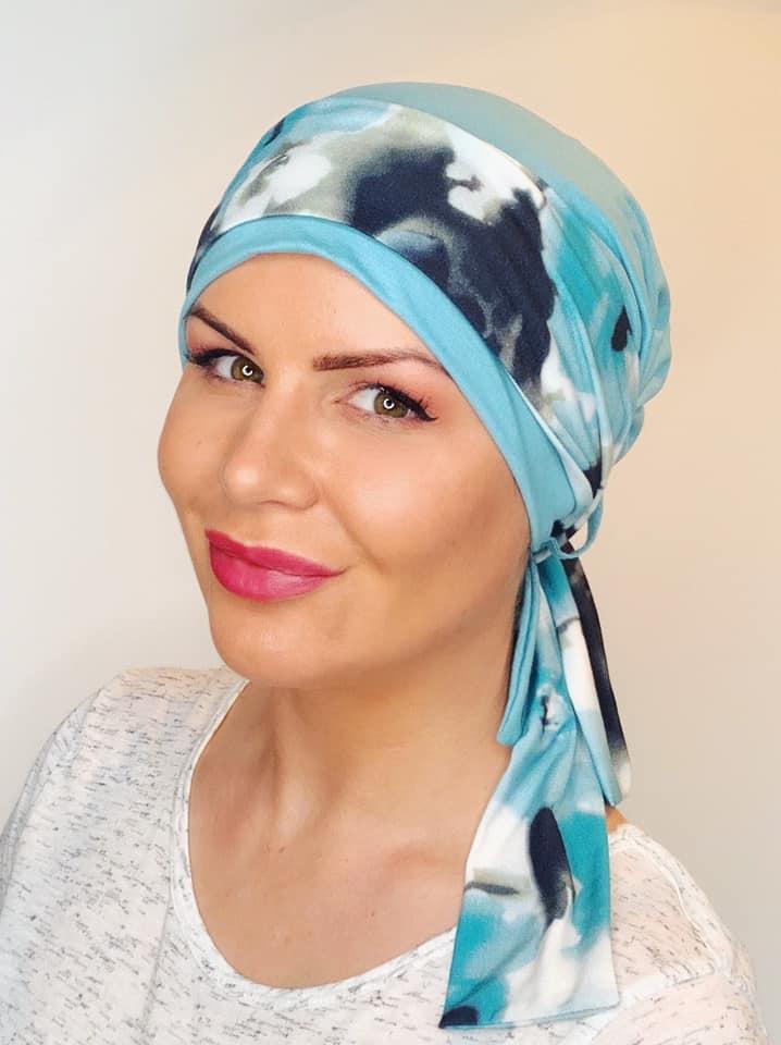 Anna Headscarf Blue