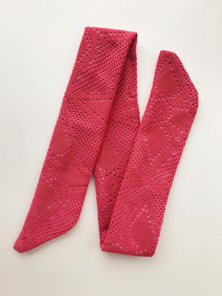 Soft Wired Scarf Coral Crotchet