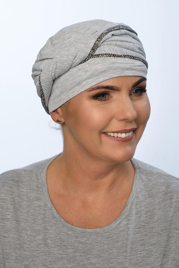 Rachel twist hat grey