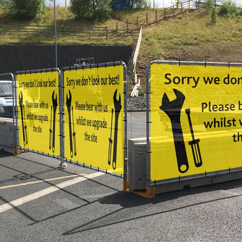 Construction Fence Banners