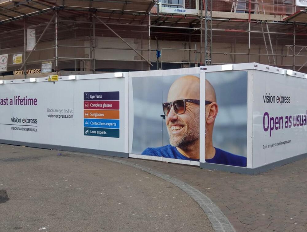 Custom Printed Hoarding Panels | Durable Construction & Advertising Signs