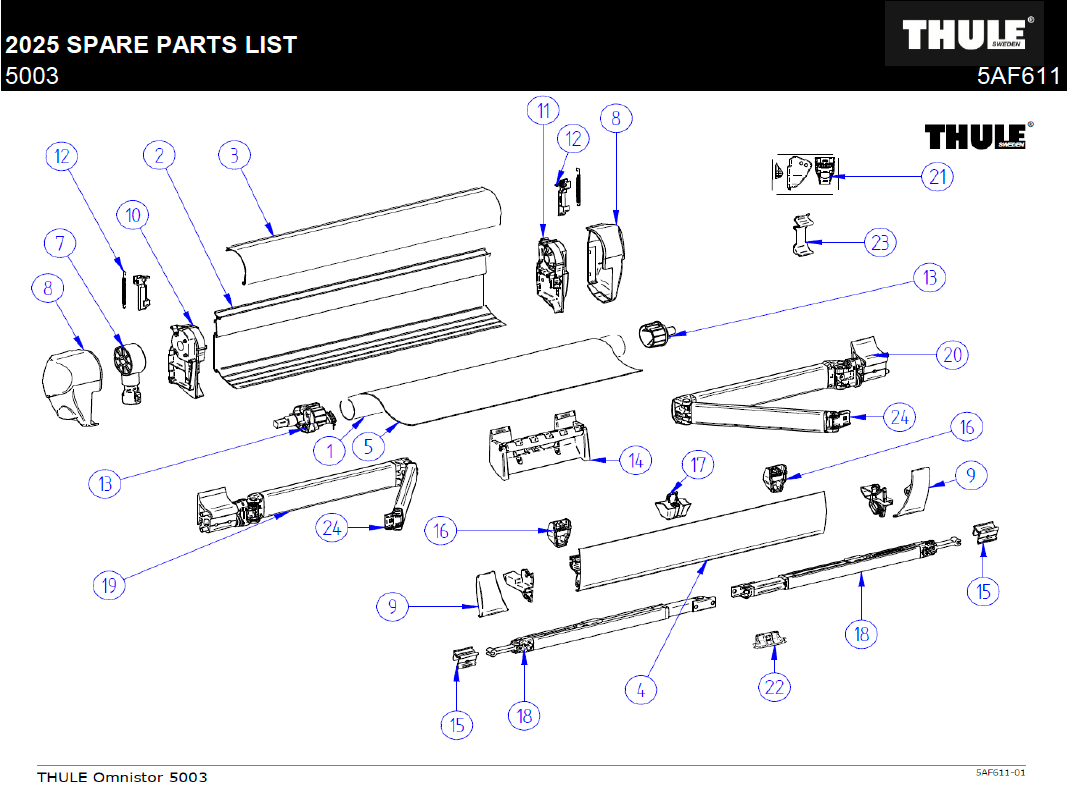 Thule Spares