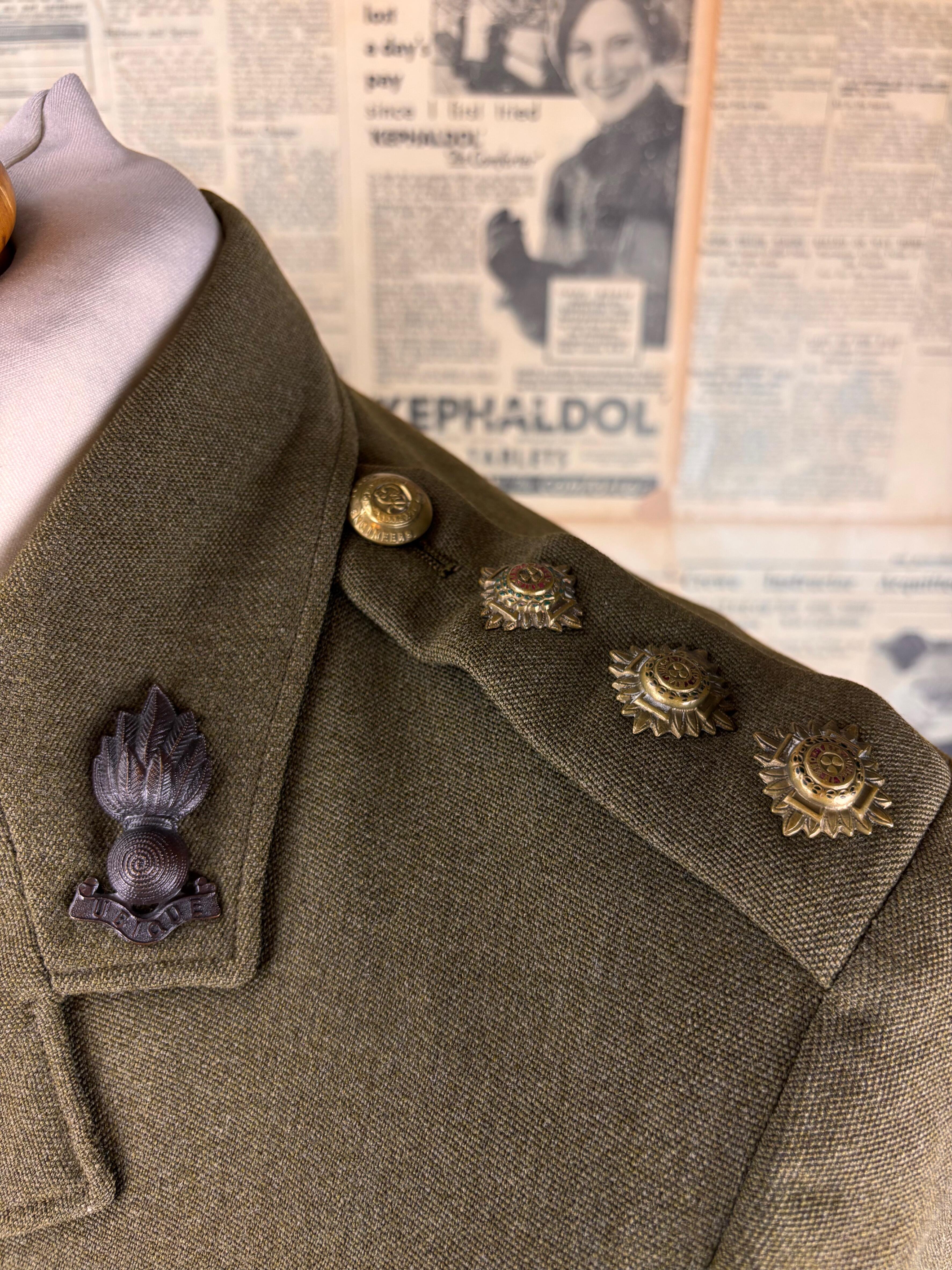 WW2 bespoke number 2 army jacket size 36