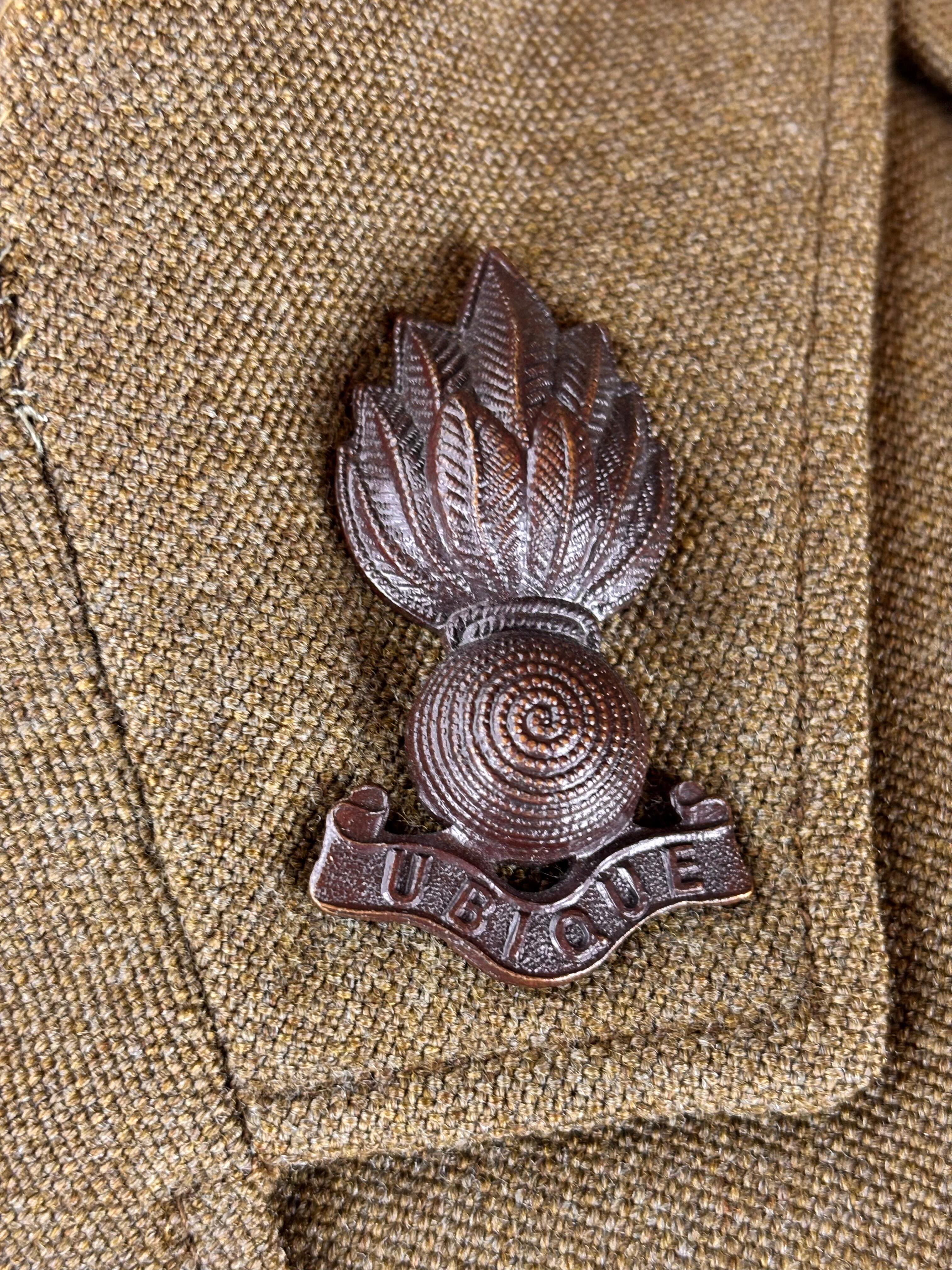 WW2 bespoke number 2 army jacket size 36