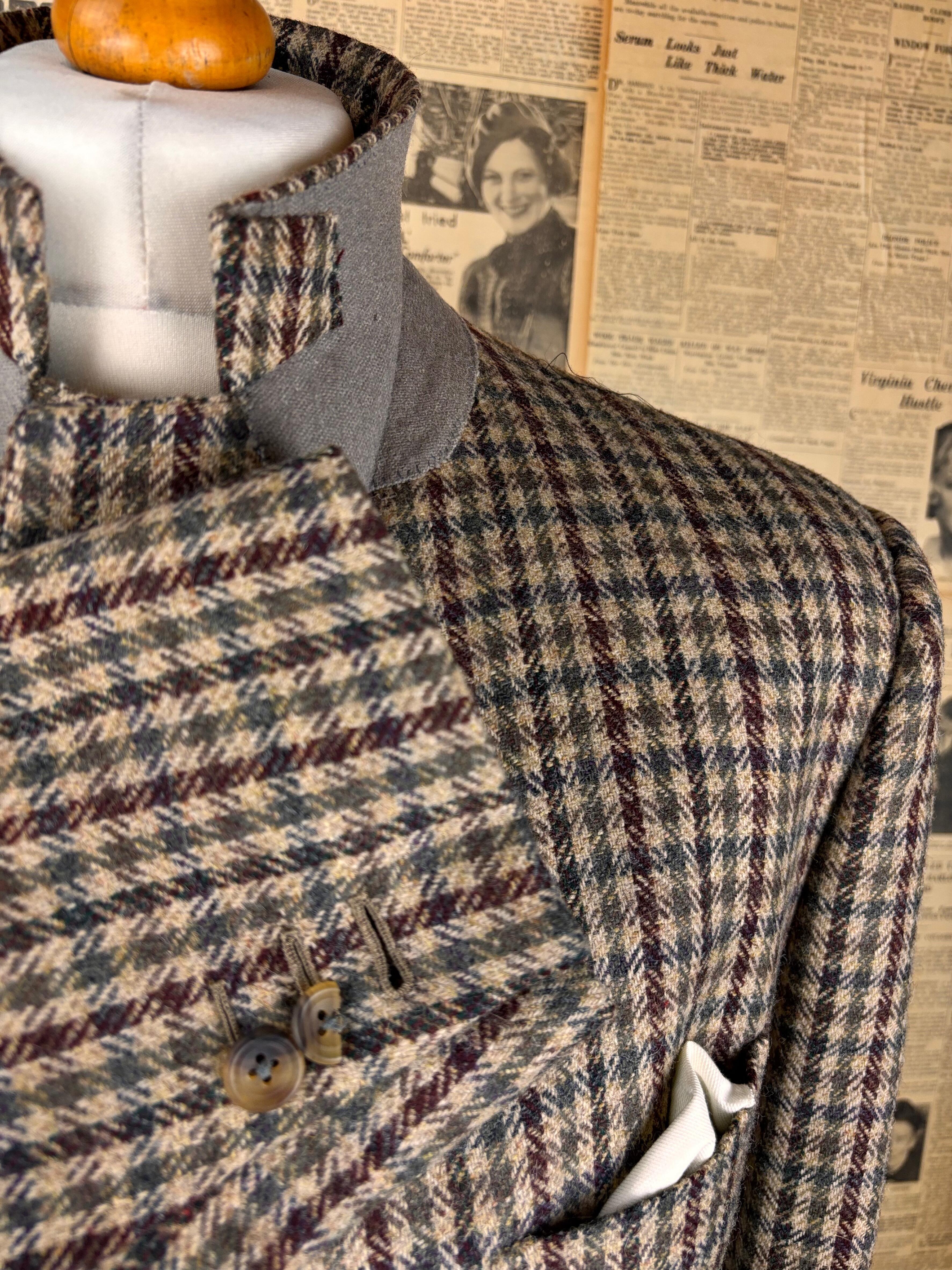 2008 Dushko bespoke tweed jacket size 44 reg