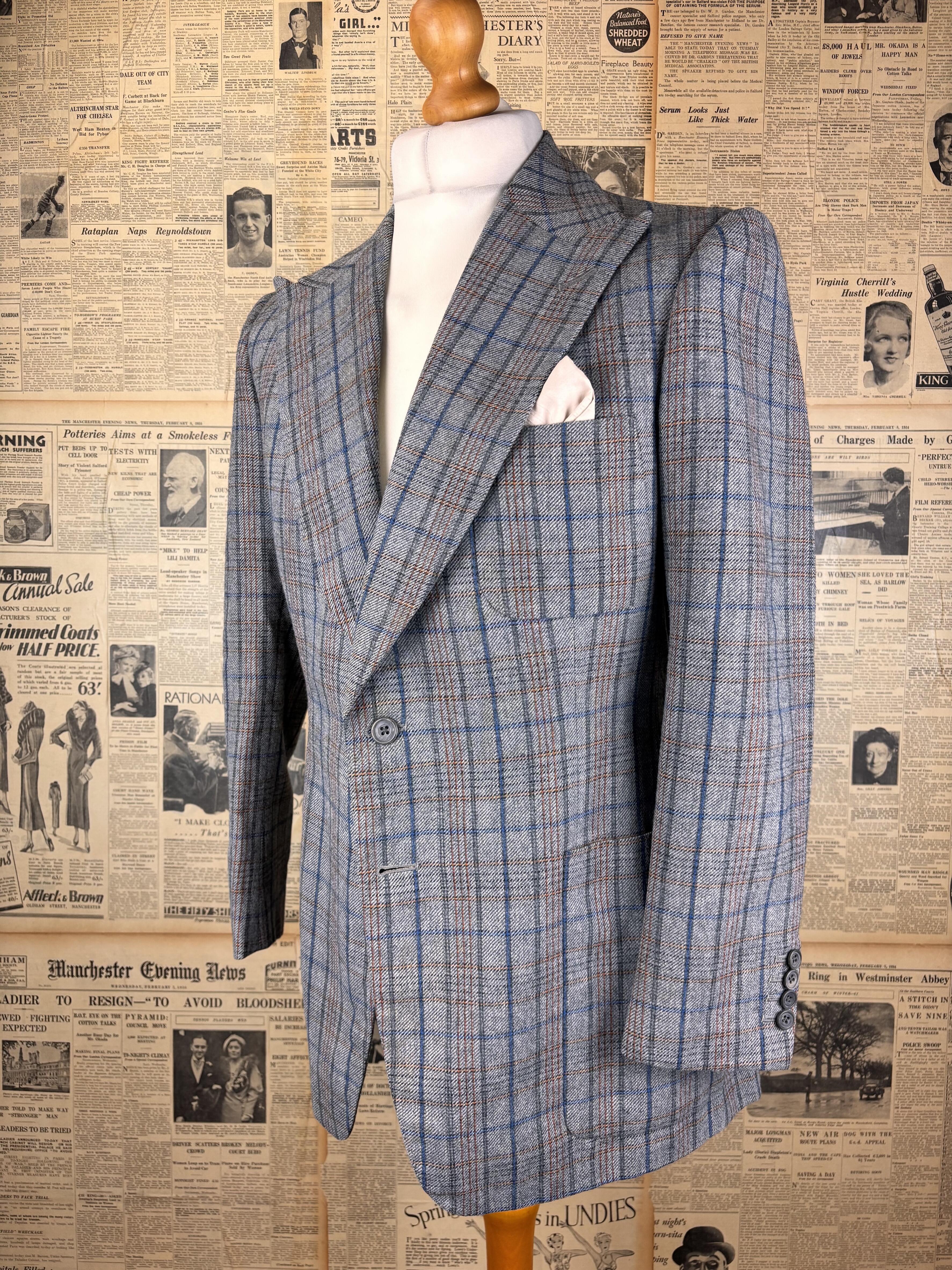 1974 Tommy Nutter Nutters tweed jacket size 38