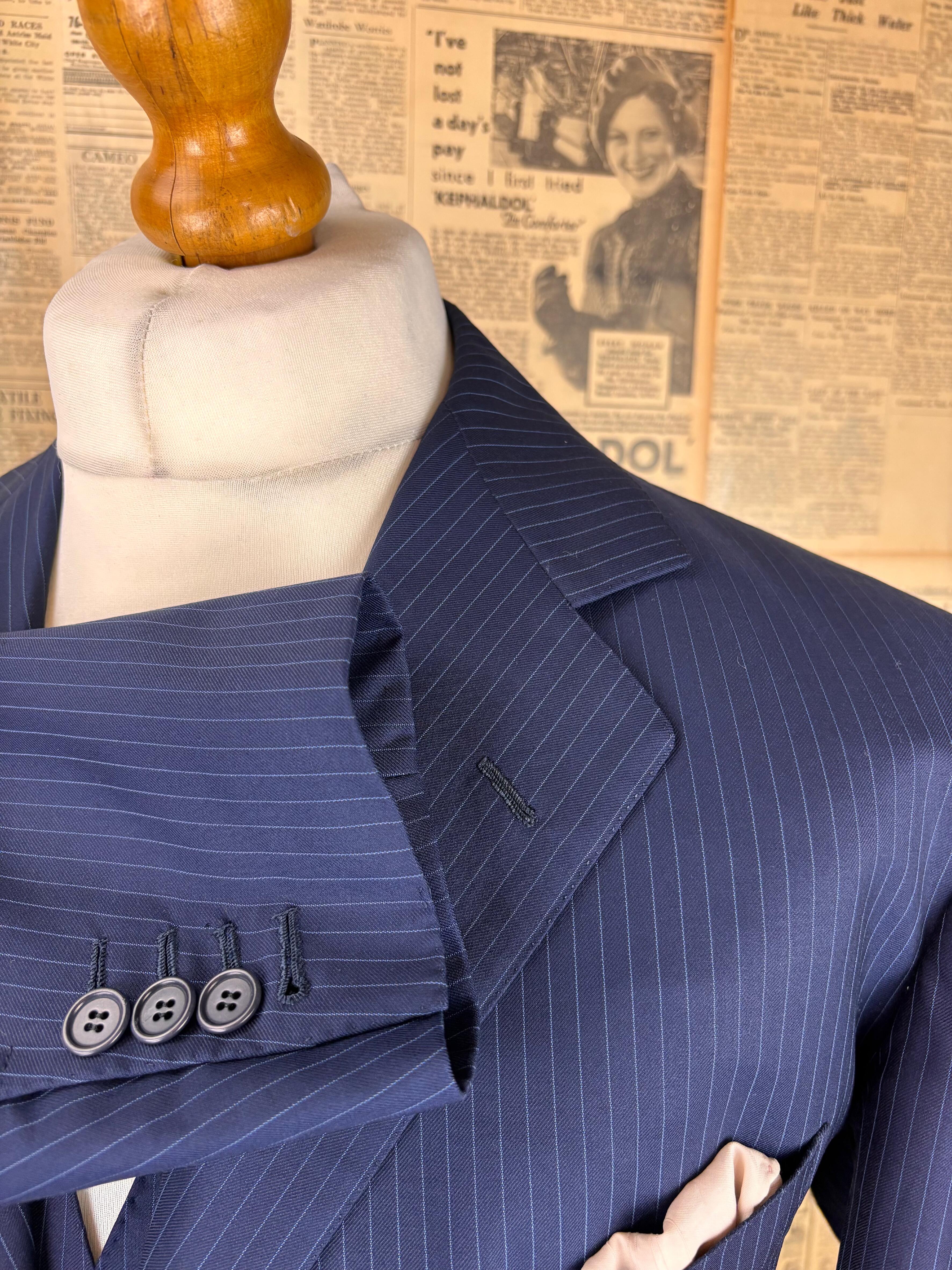 ARC 76 Angelo Campanile Neapolitan bespoke three piece suit size 40