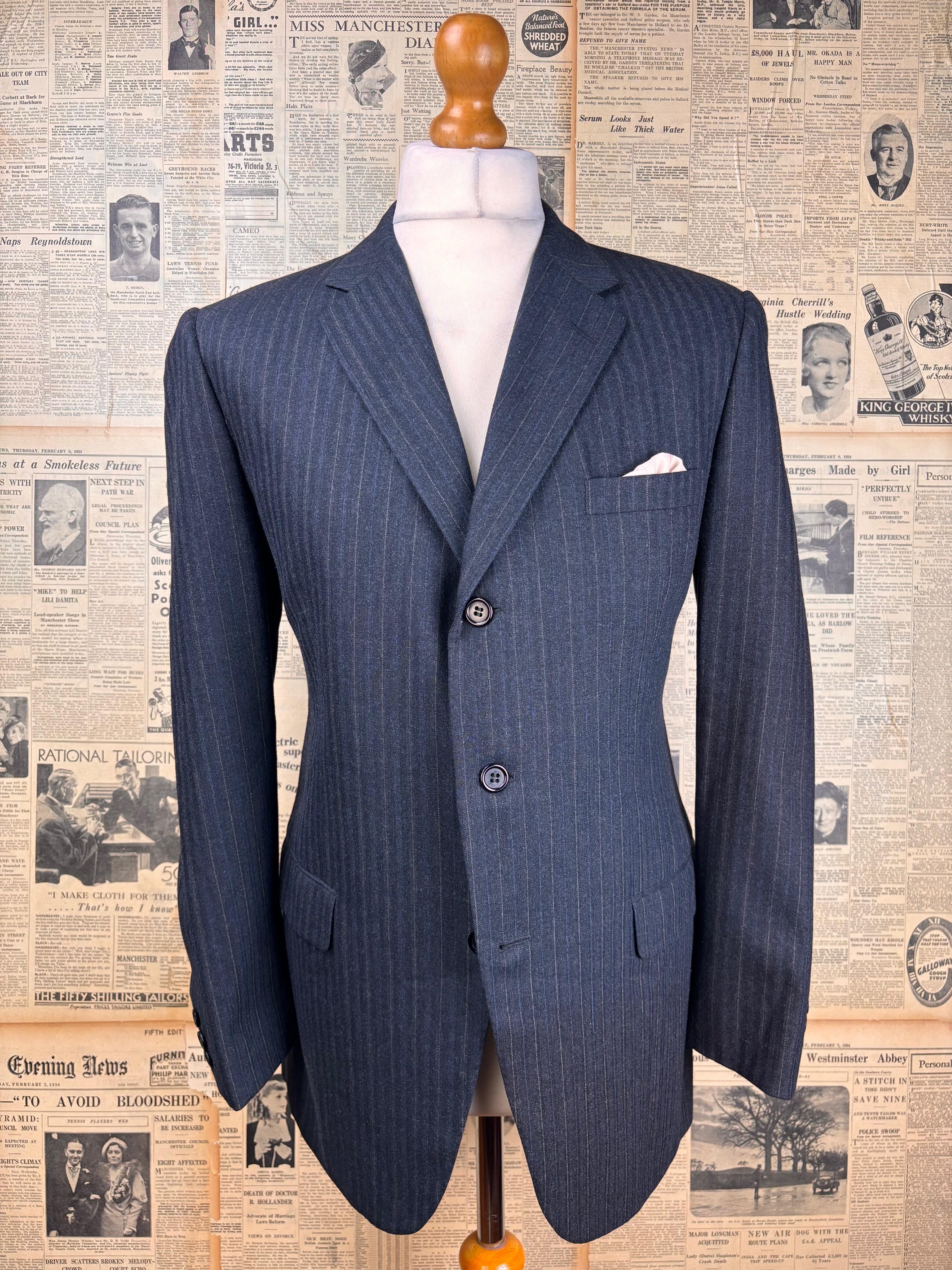 Chester Barrie 1960's grey suit size 40 reg from a Colditz survivor