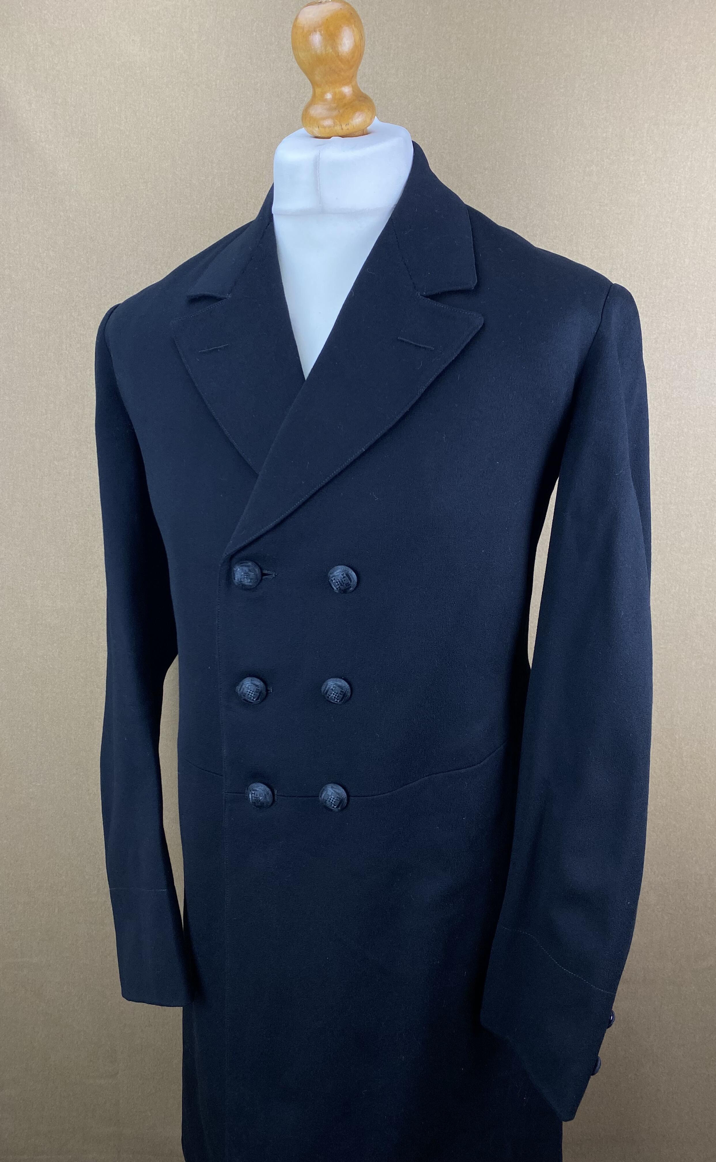Edwardian 1920's six button frock coat size 40 42