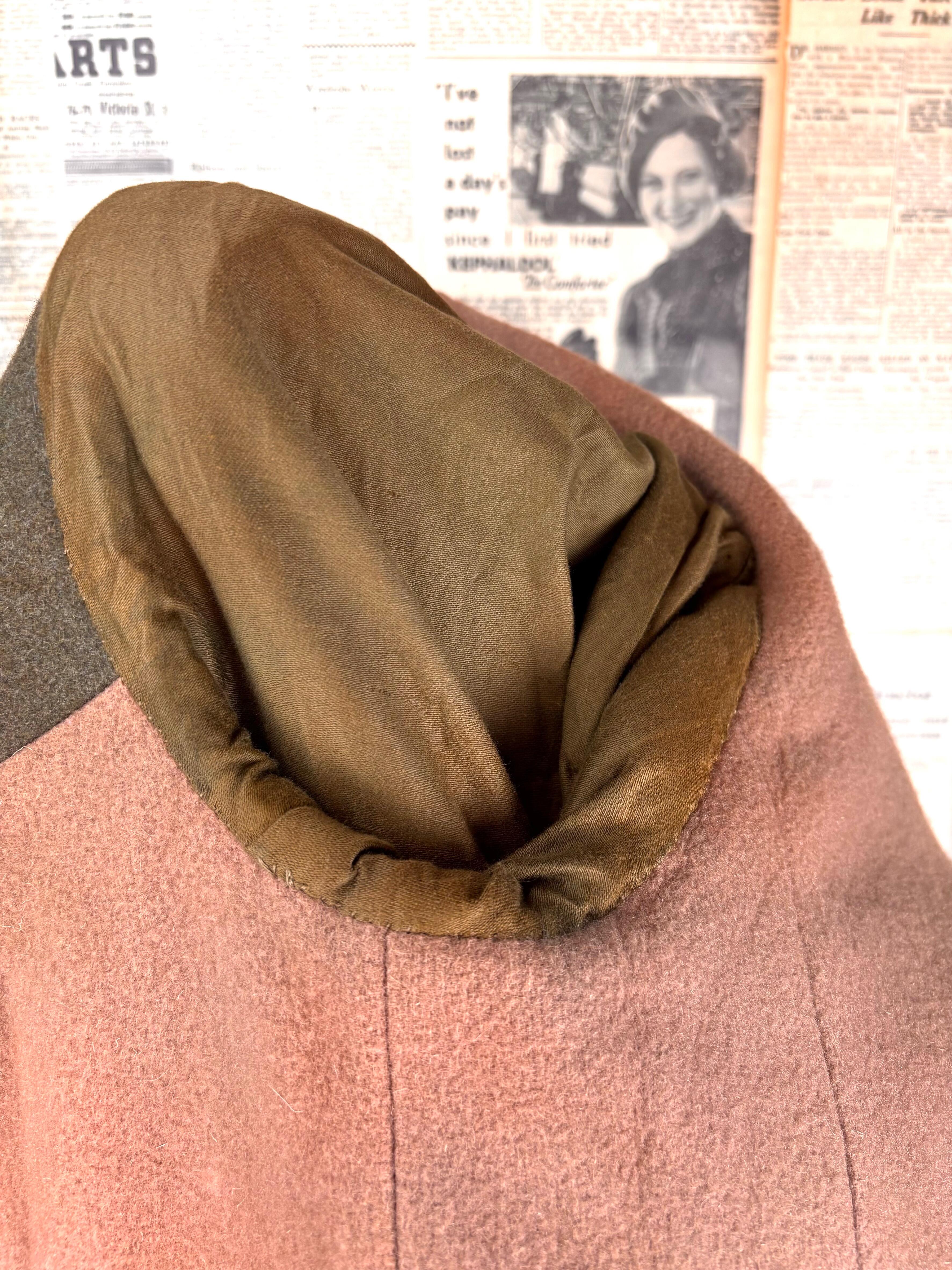 WW2 1950's British army warm overcoat size 40 42