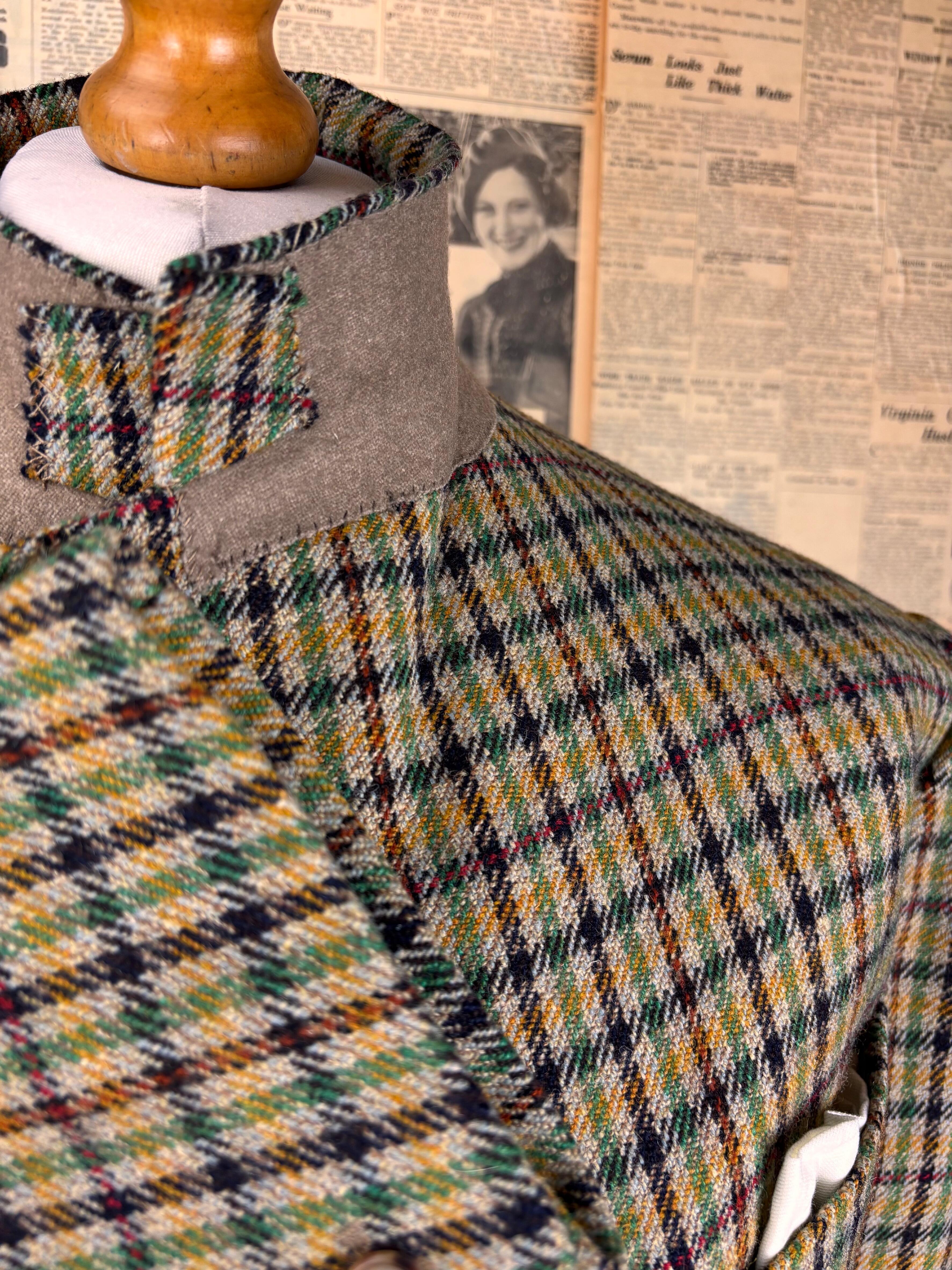 1973 Anderson & Sheppard tweed shooting suit size 46 reg