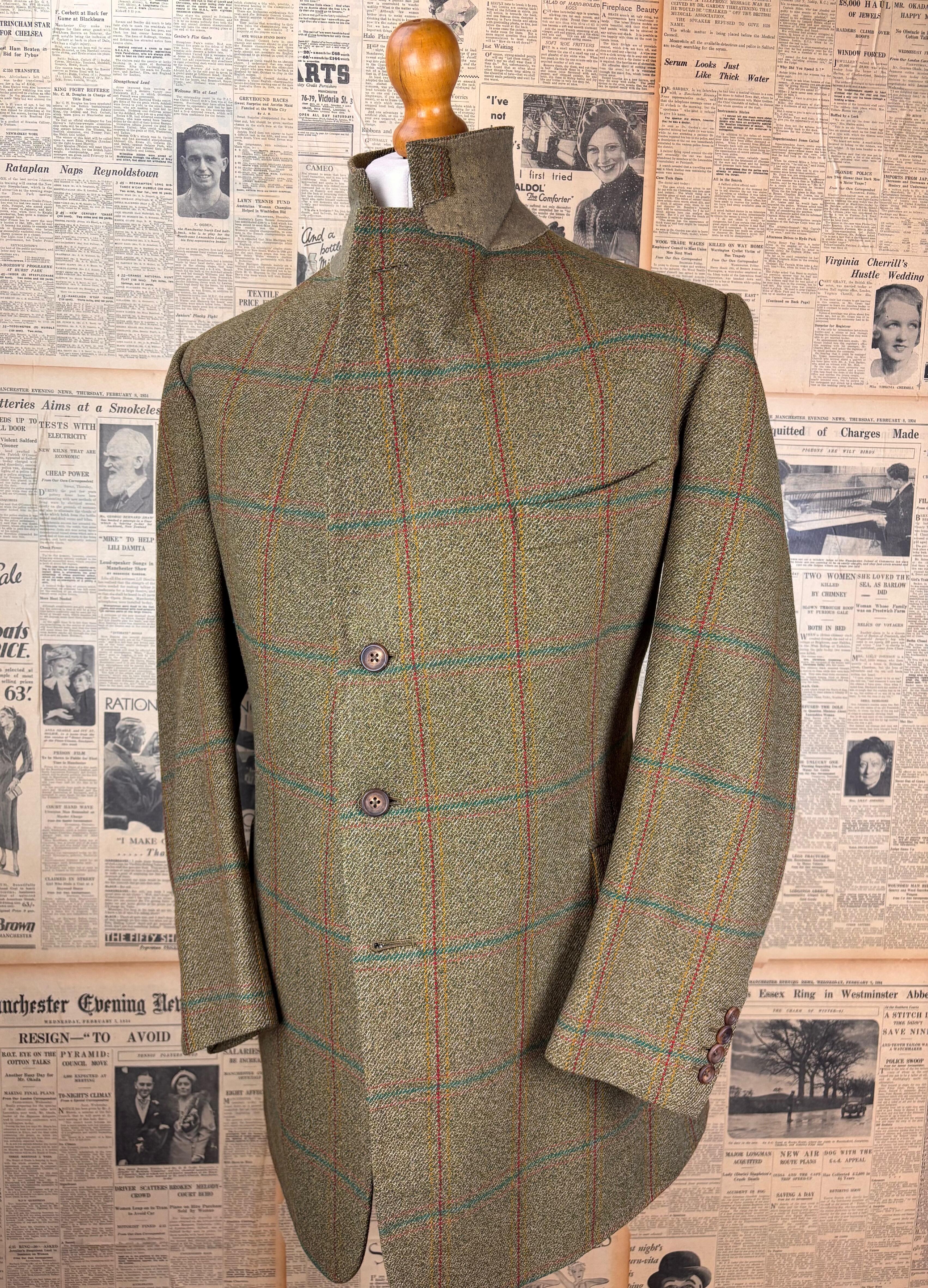 1997 Meyer & Mortimer bespoke tweed jacket size 44