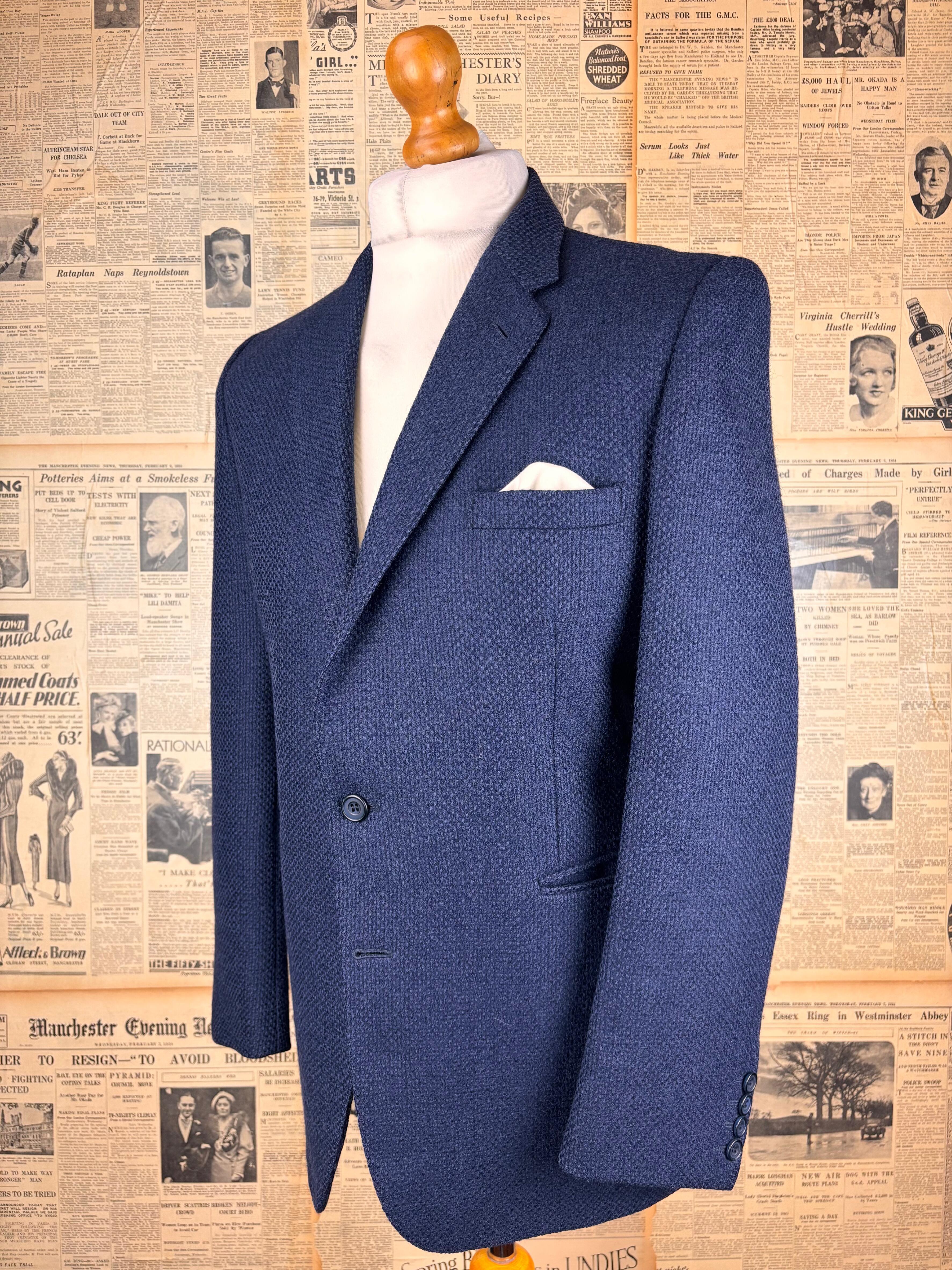Tommy Nutter Cue Austin Reed navy jacket size 40 reg
