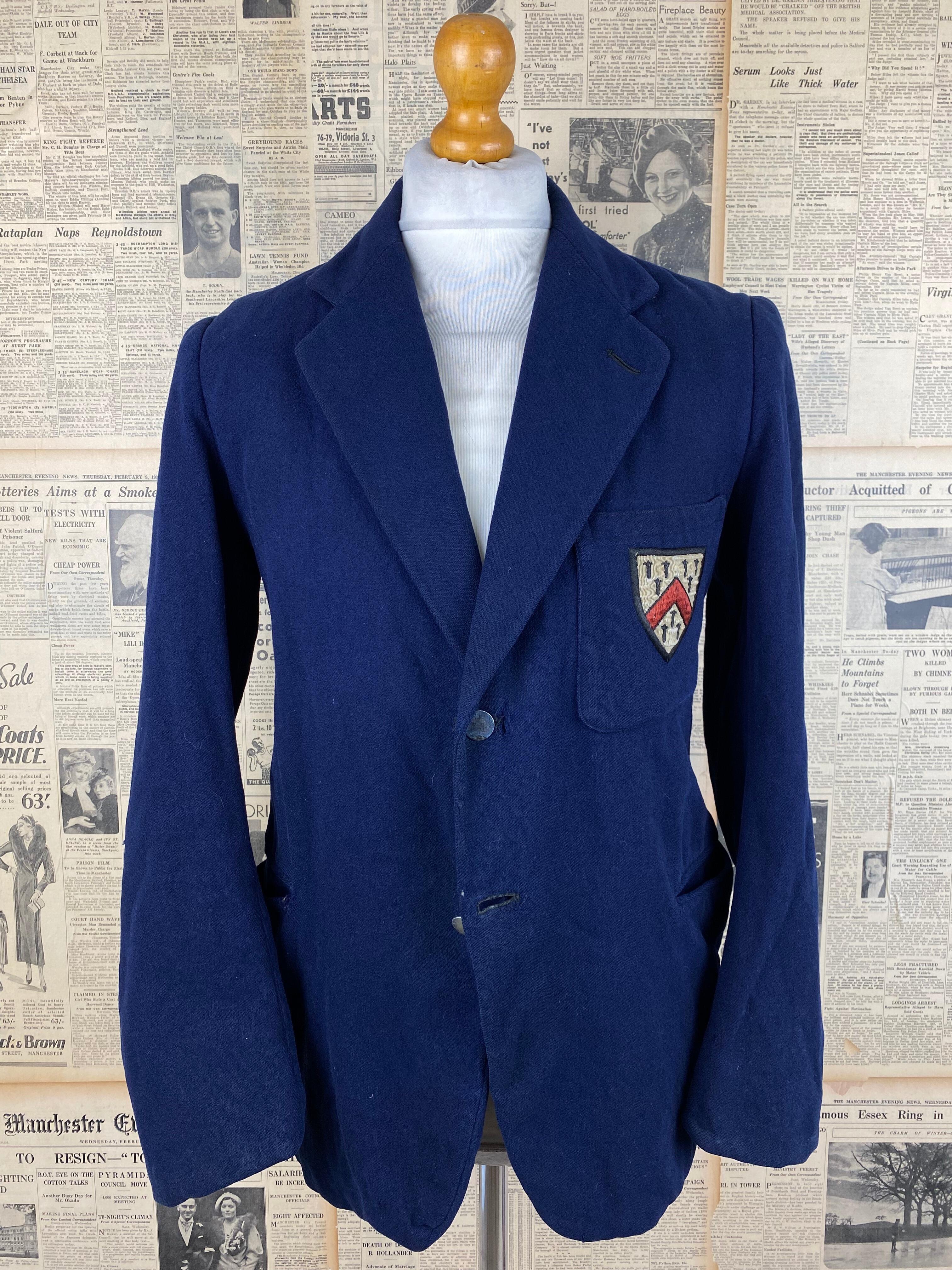 arc+008 1920's 1930's two button college blazer size 40