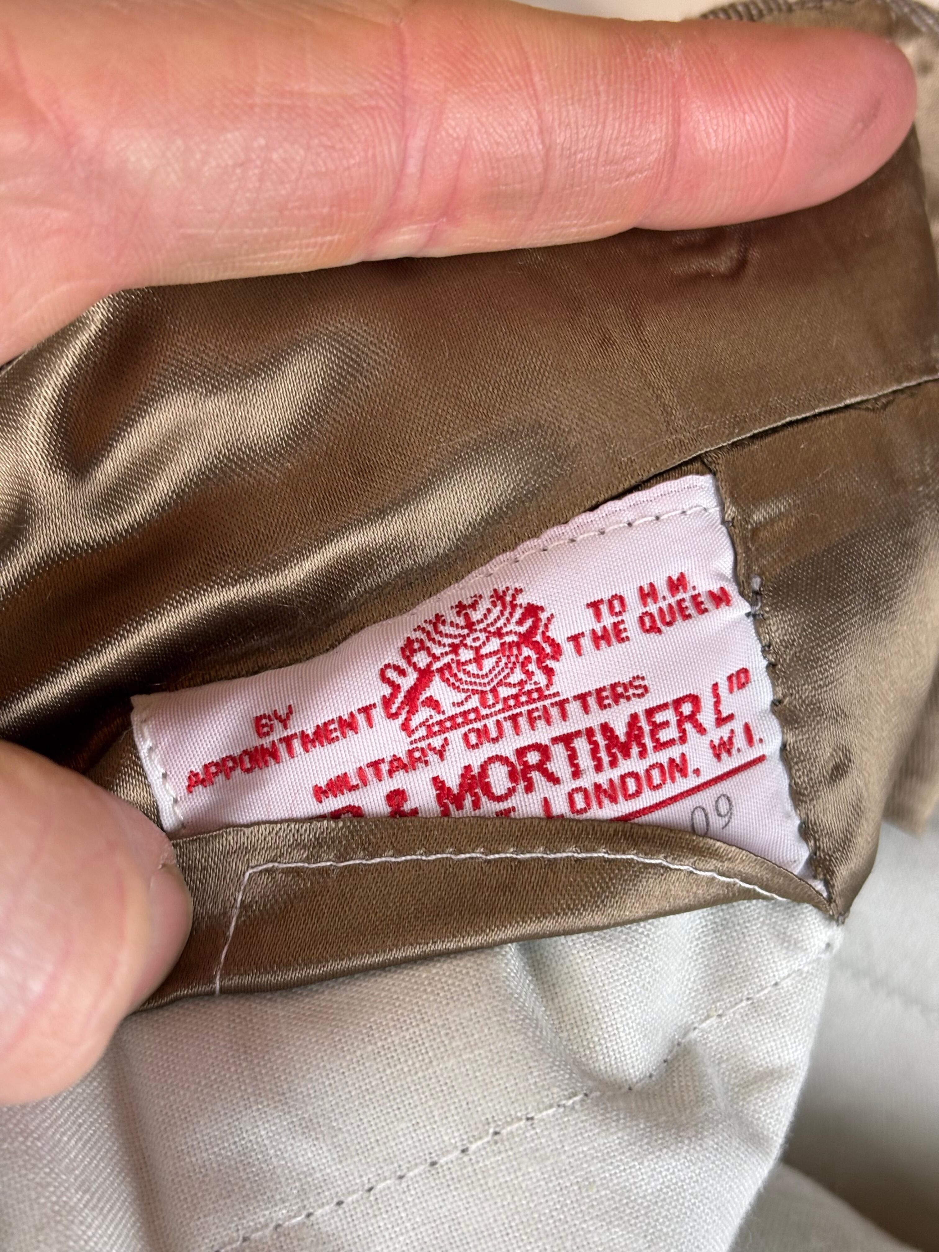 Meyer & Mortimer Savile Row covert cloth trousers size 40