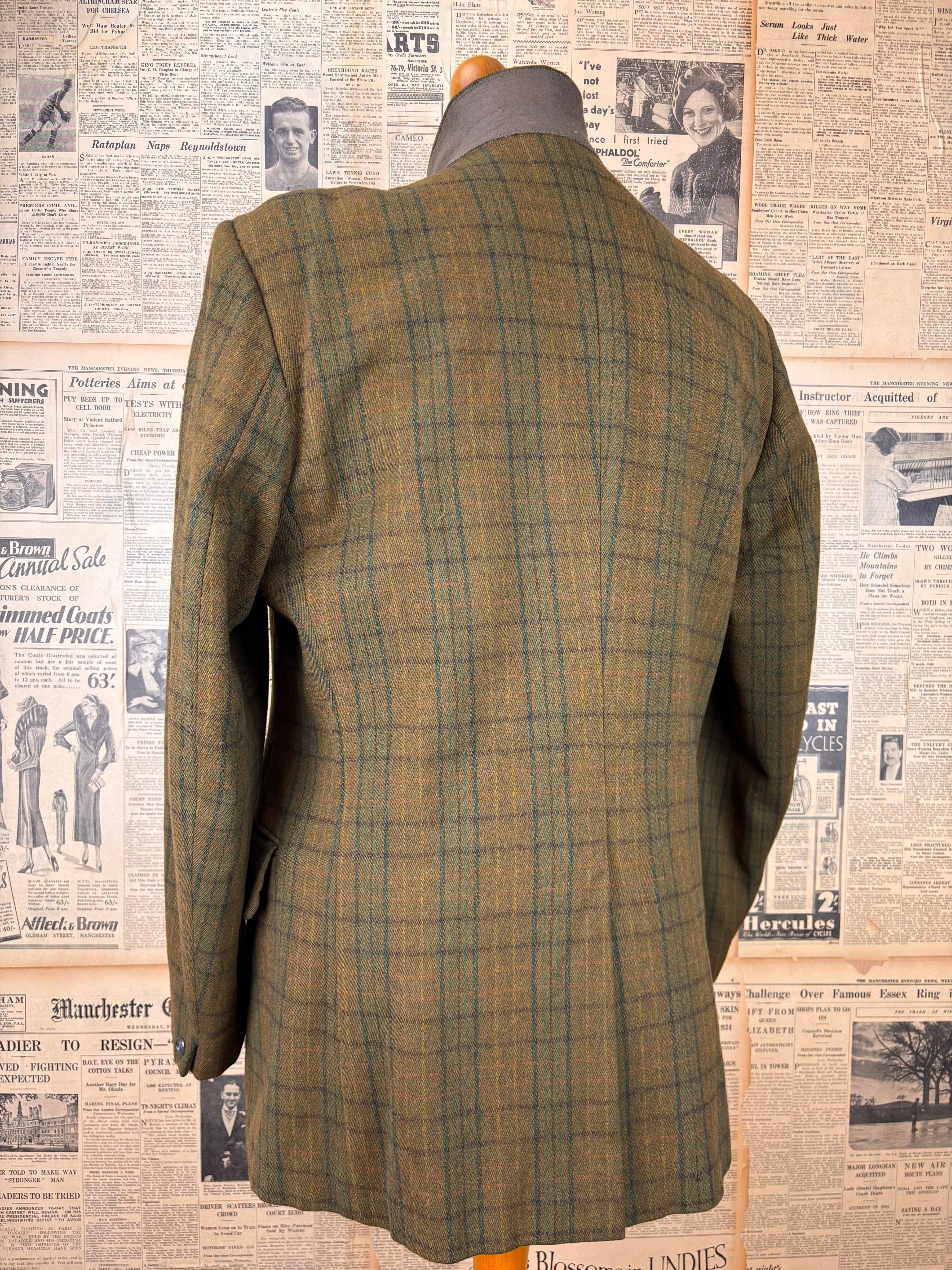 1960's guards cavalry twill / tweed jacket size 44
