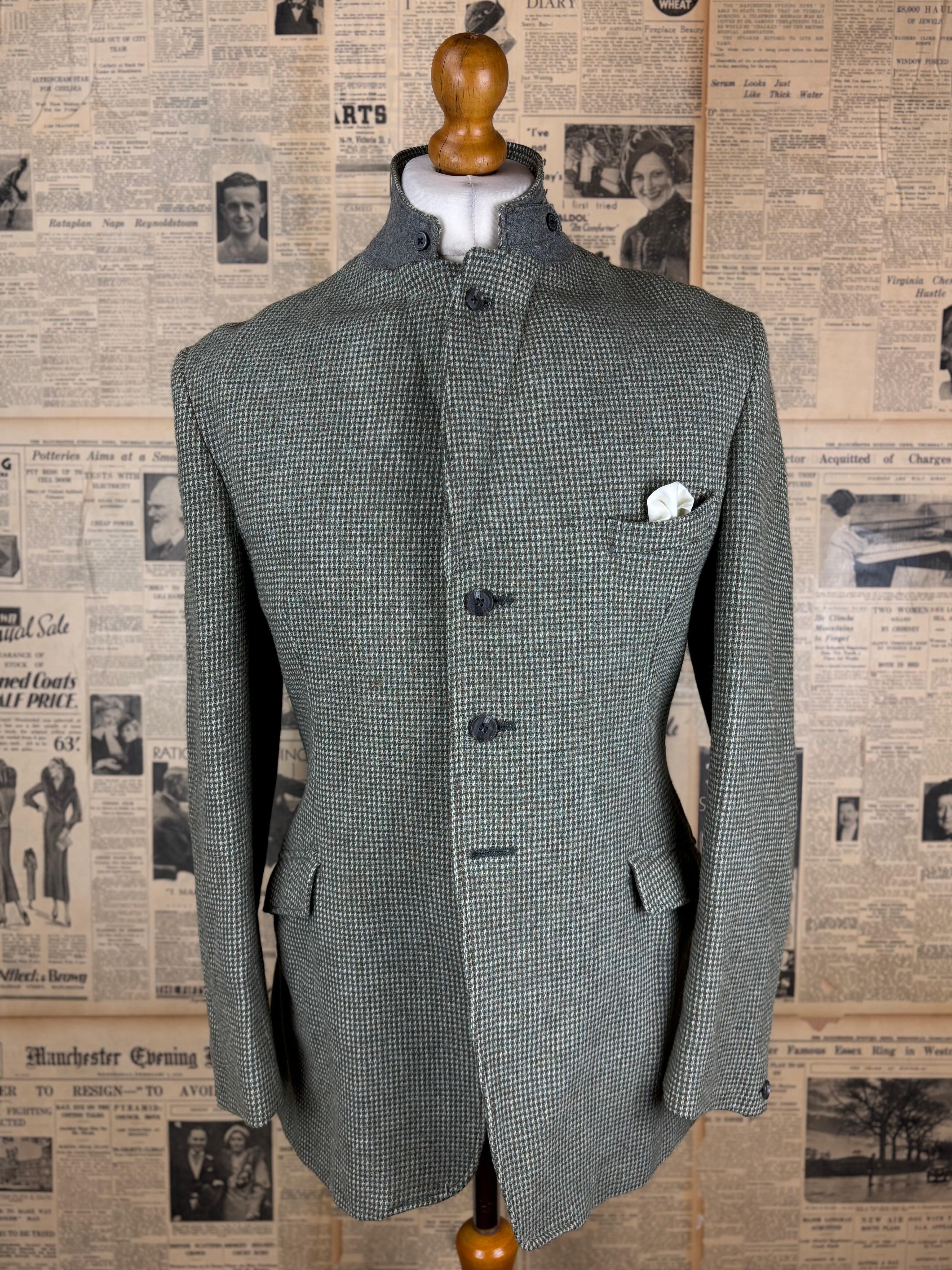 Caldene 1930's tweed hacking jacket size 40 reg