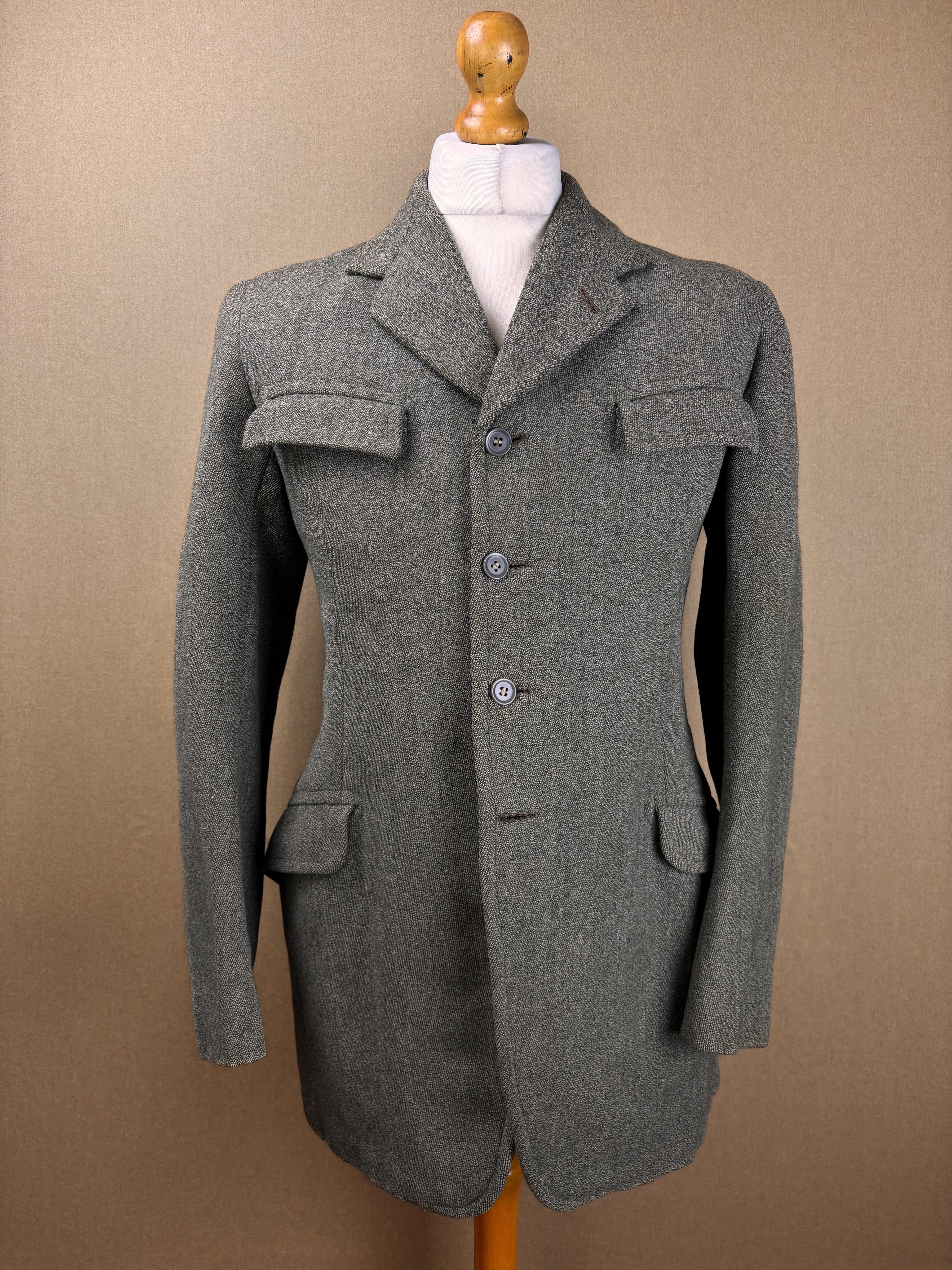 1920's Edwardian keepers tweed riding hacking suit size 38 40 long