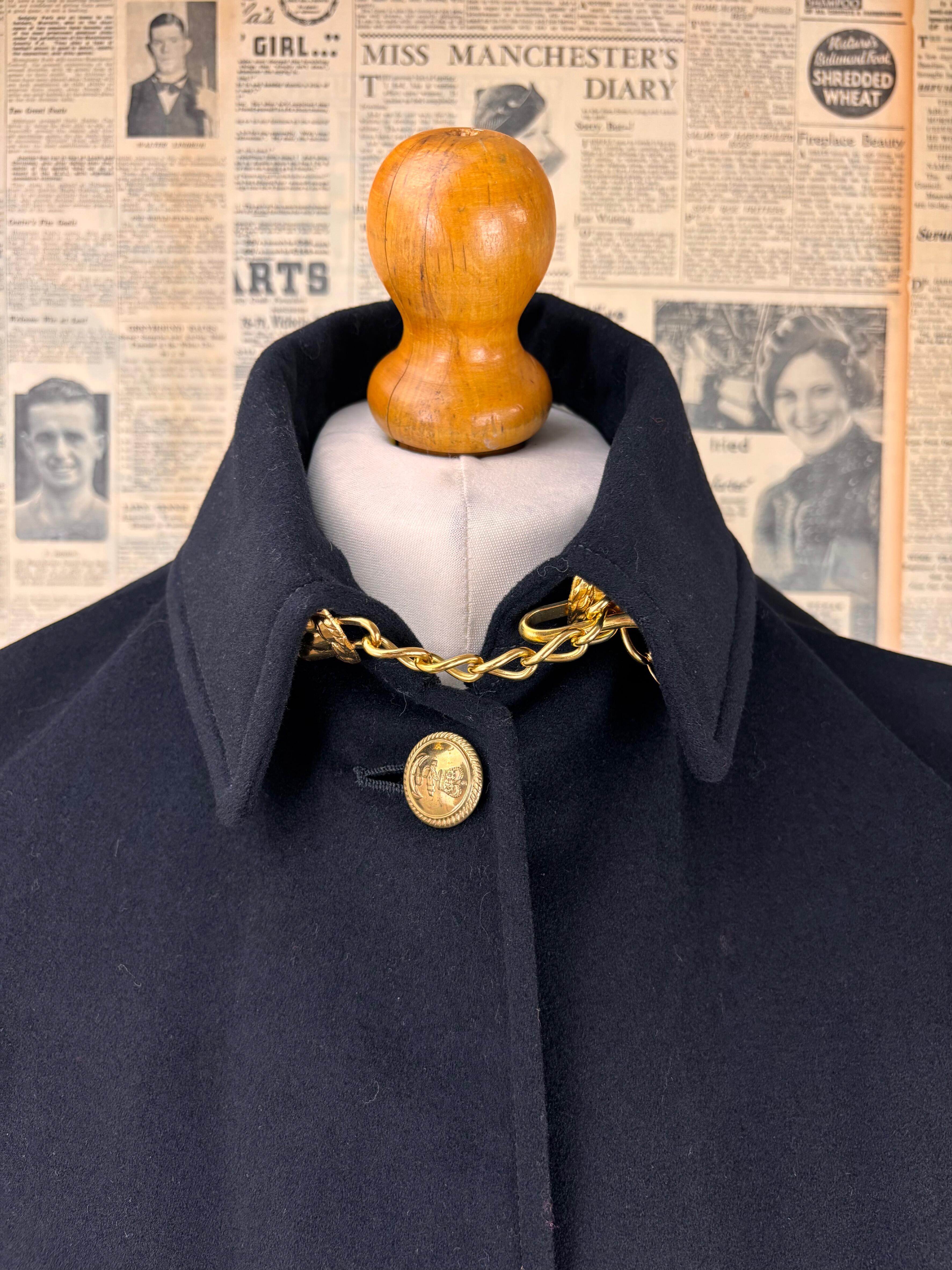 Bespoke Naval doe skin cape