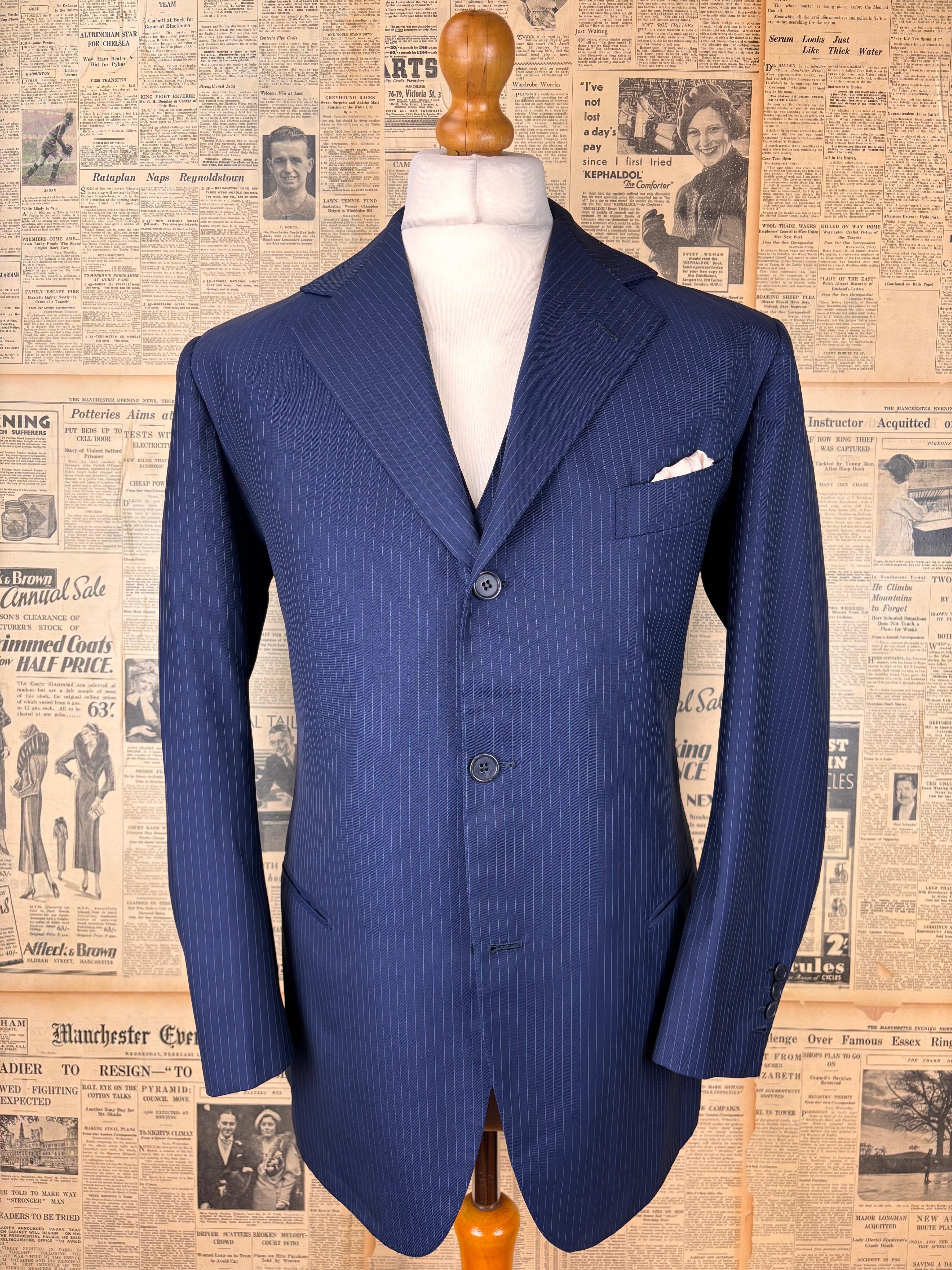 ARC 76 Angelo Campanile Neapolitan bespoke three piece suit size 40